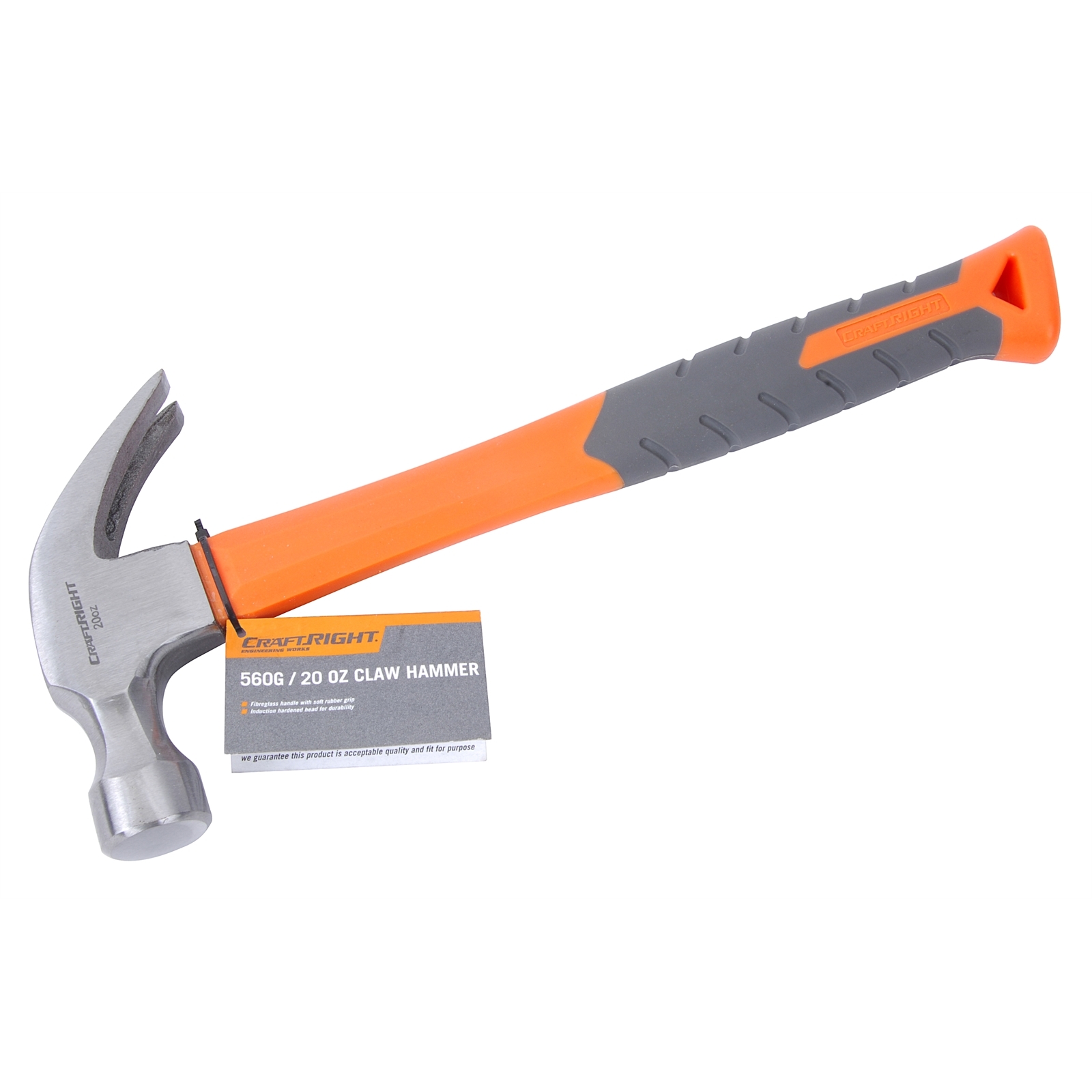 Craftright 20oz / 560g Fibreglass Claw Hammer - Bunnings Australia