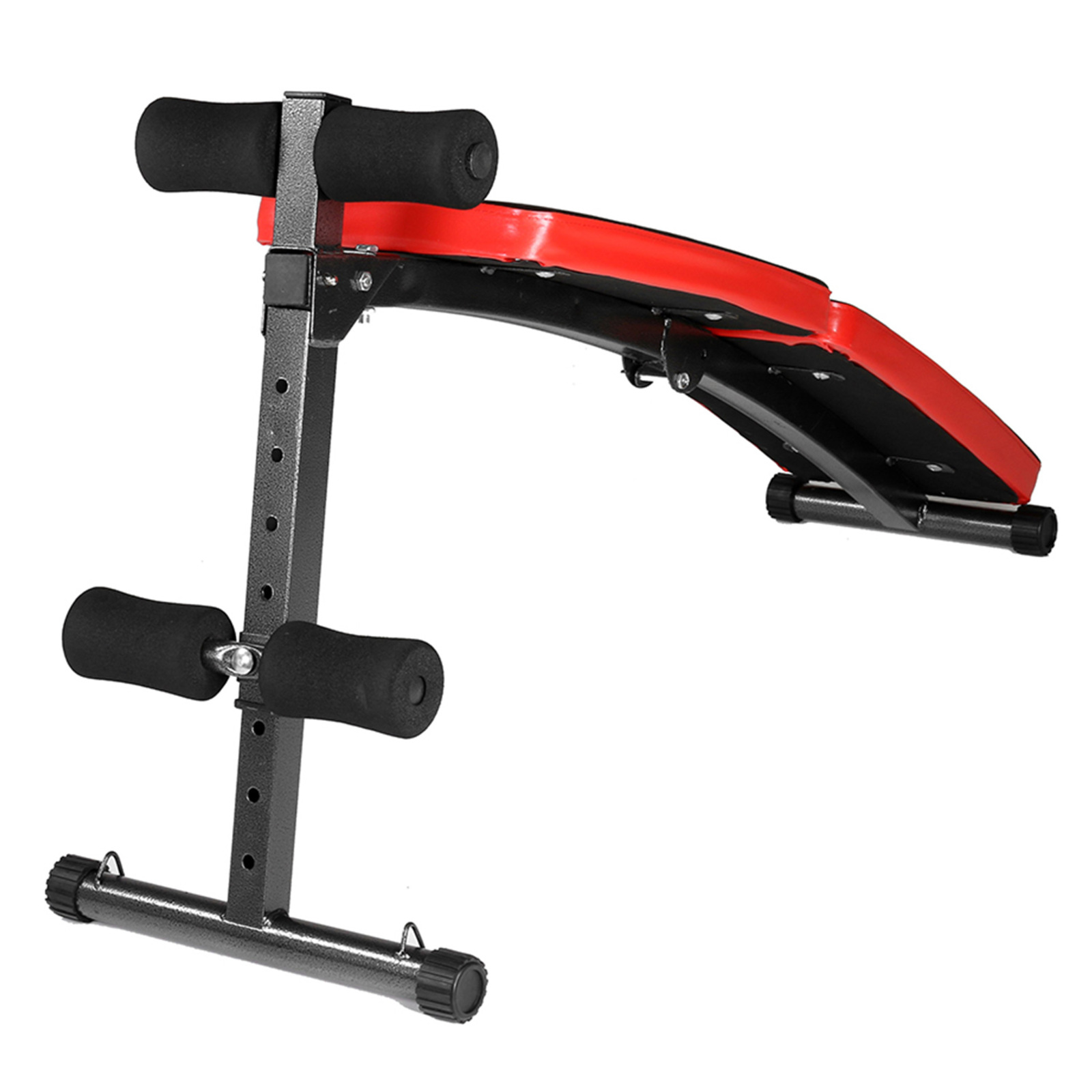 PowerTrain Inclined Sit Up Bench With Resistance Bands - Bunnings Australia