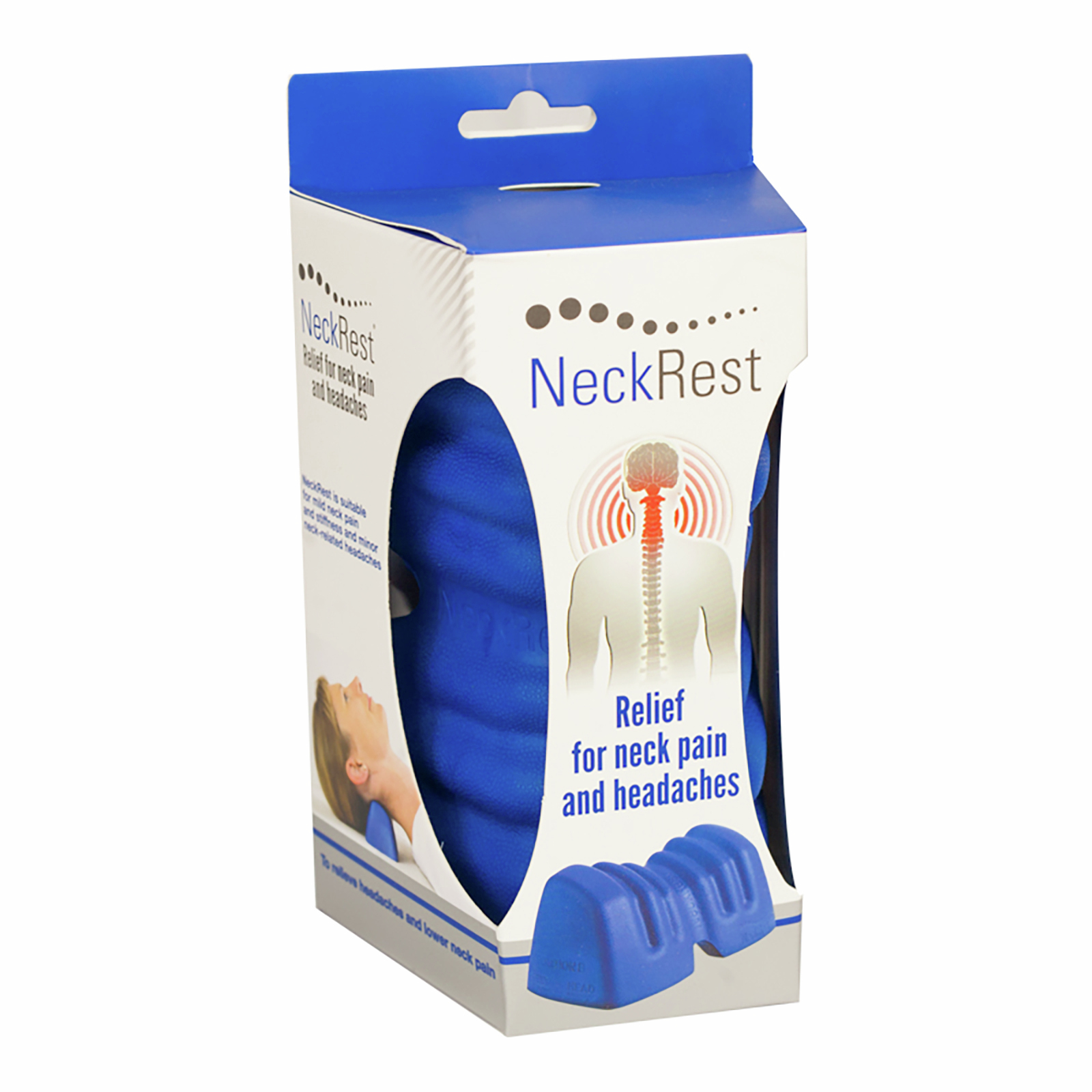 NeckRest Self Treatment Device for Neck Pain and Headaches - Blue ...