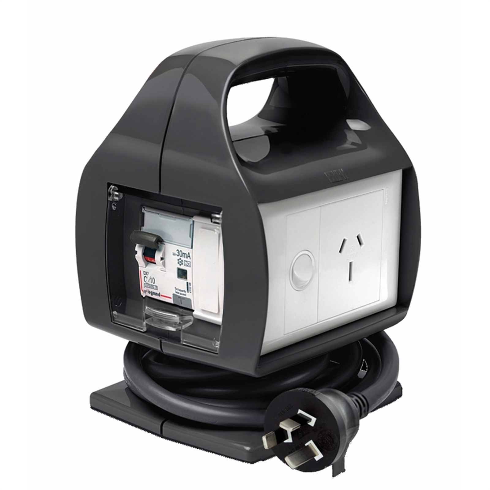 HPM 15A Single Outlet Power Convertor With RCBO Protection - Bunnings ...