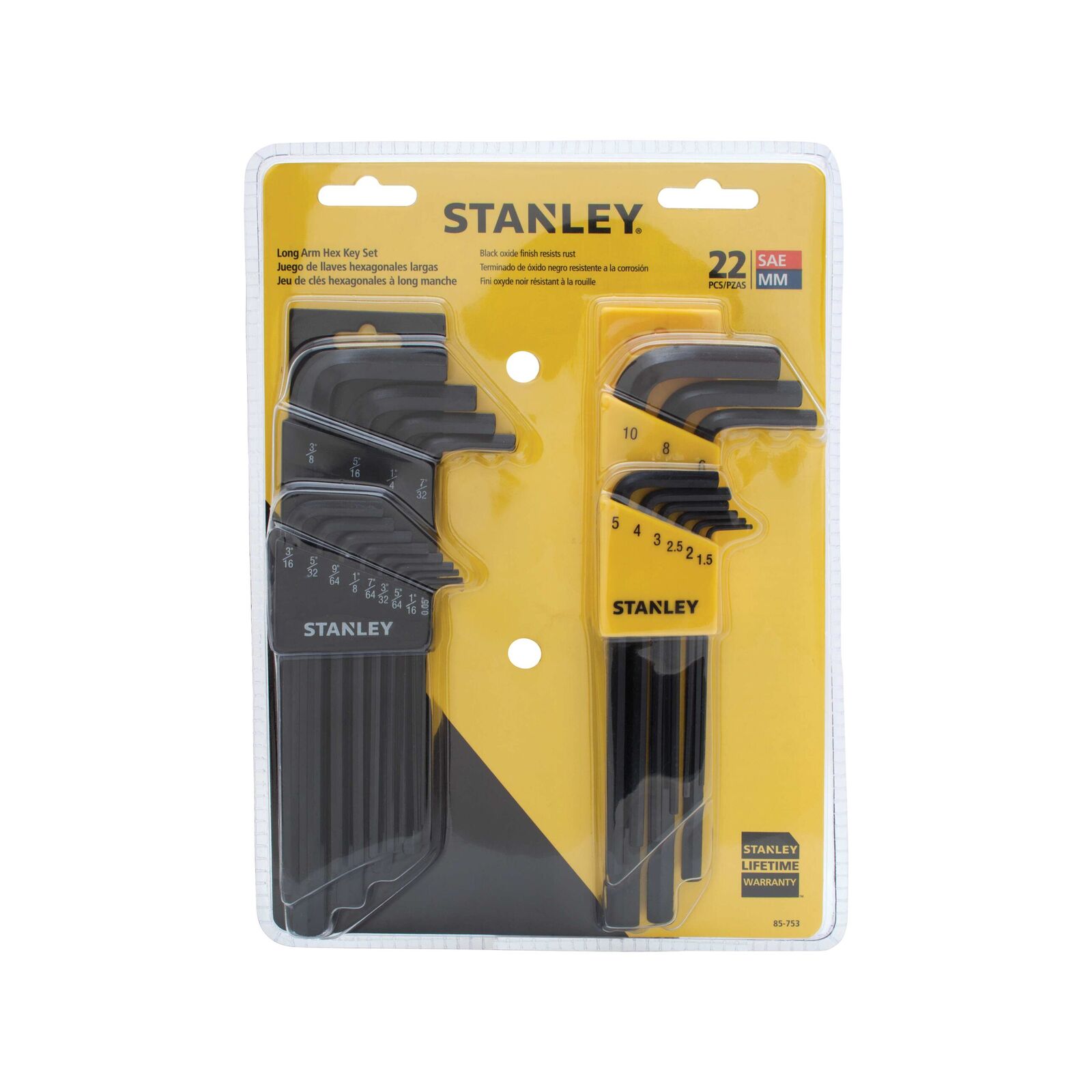 Stanley 22 Piece L Handle Hex Key Set - Bunnings New Zealand