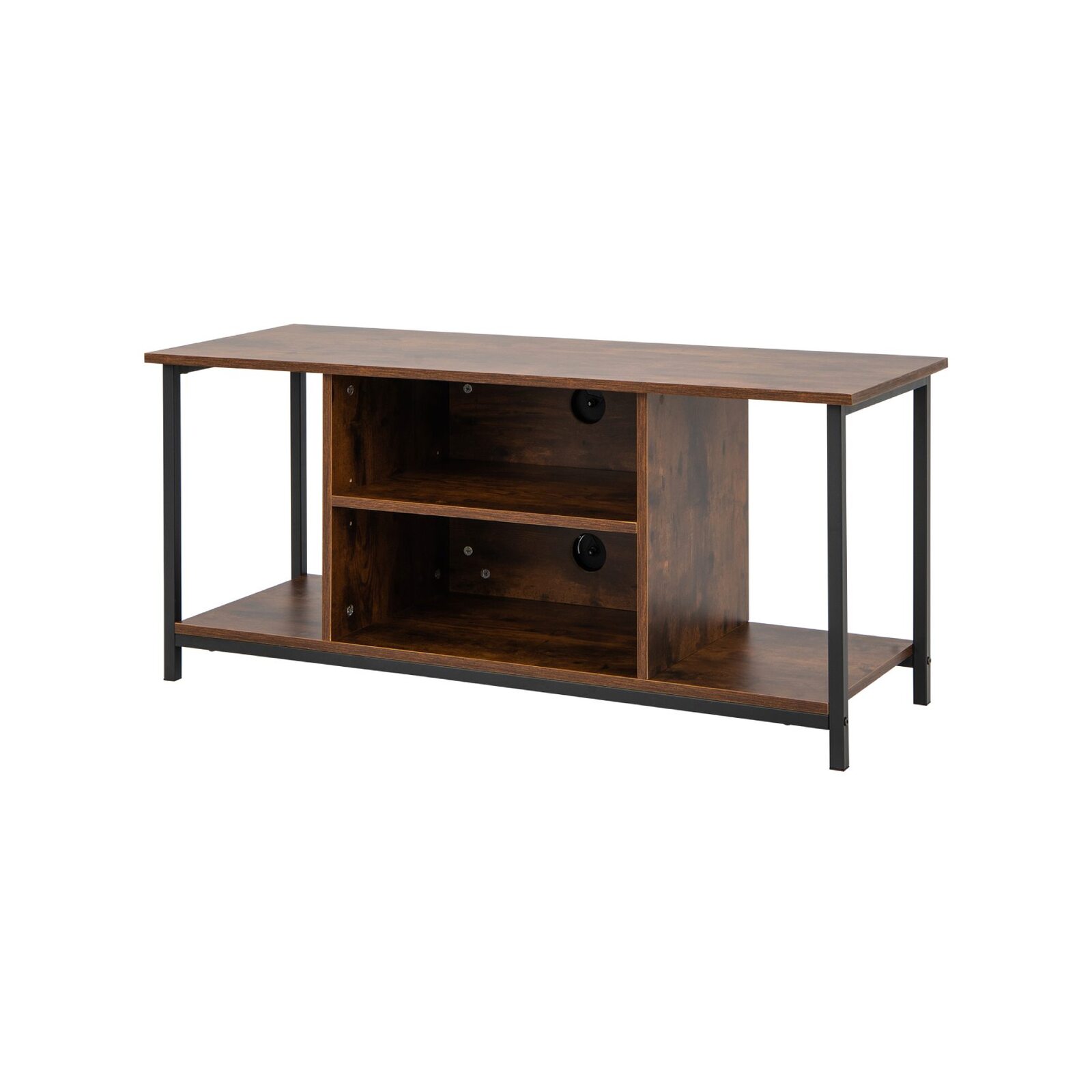 Costway TV Cabinet Entertainment Unit w/2-Tier Storage Shelf - Bunnings ...