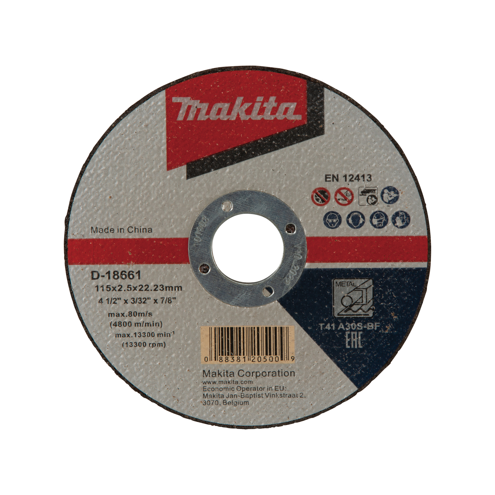 Makita 115 x 2.5 x 22.23mm Metal Cutting Disc - Bunnings Australia