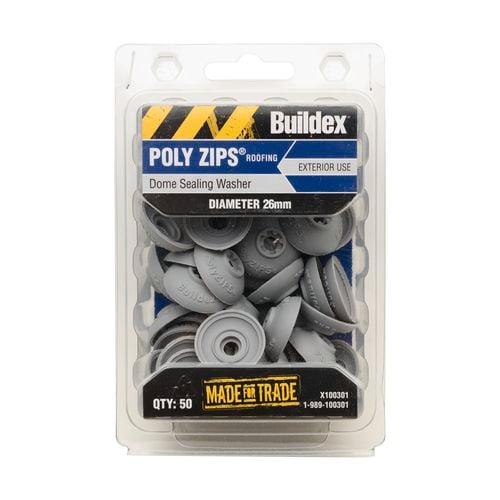 Buildex 26mm Dome Sealing Washer - 50 Pack - Bunnings Australia