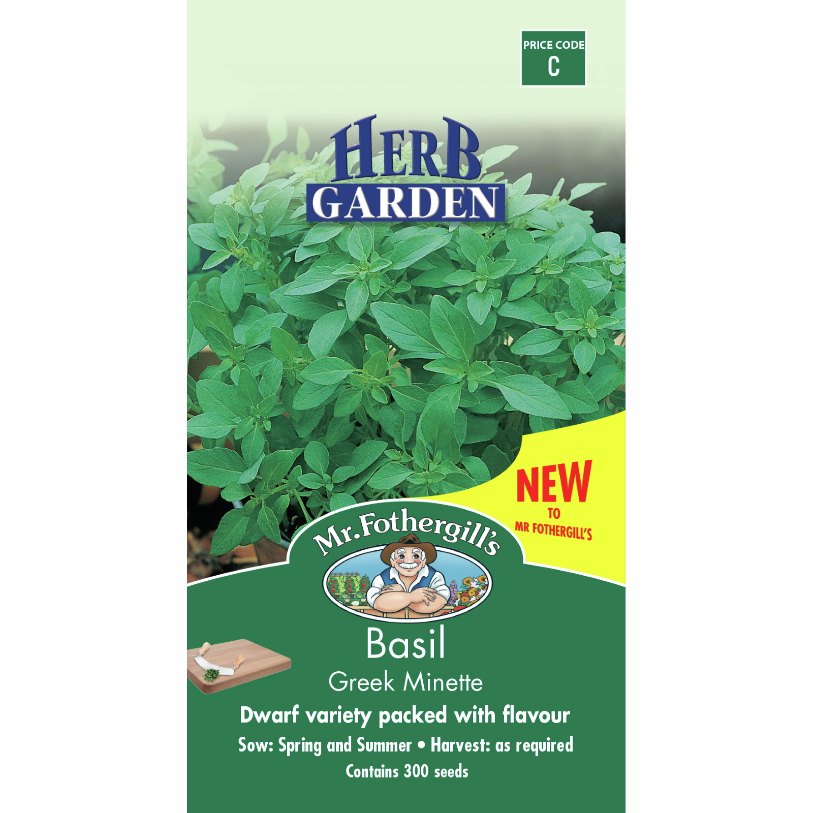 Mr Fothergill's Basil Greek Minette - 300 Seeds - Bunnings Australia