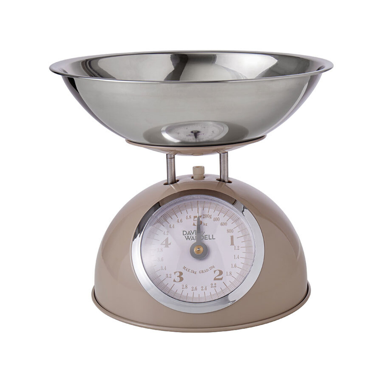 Davis & Waddell Essentials Mechanical Kitchen Scale 5kg - Taupe ...