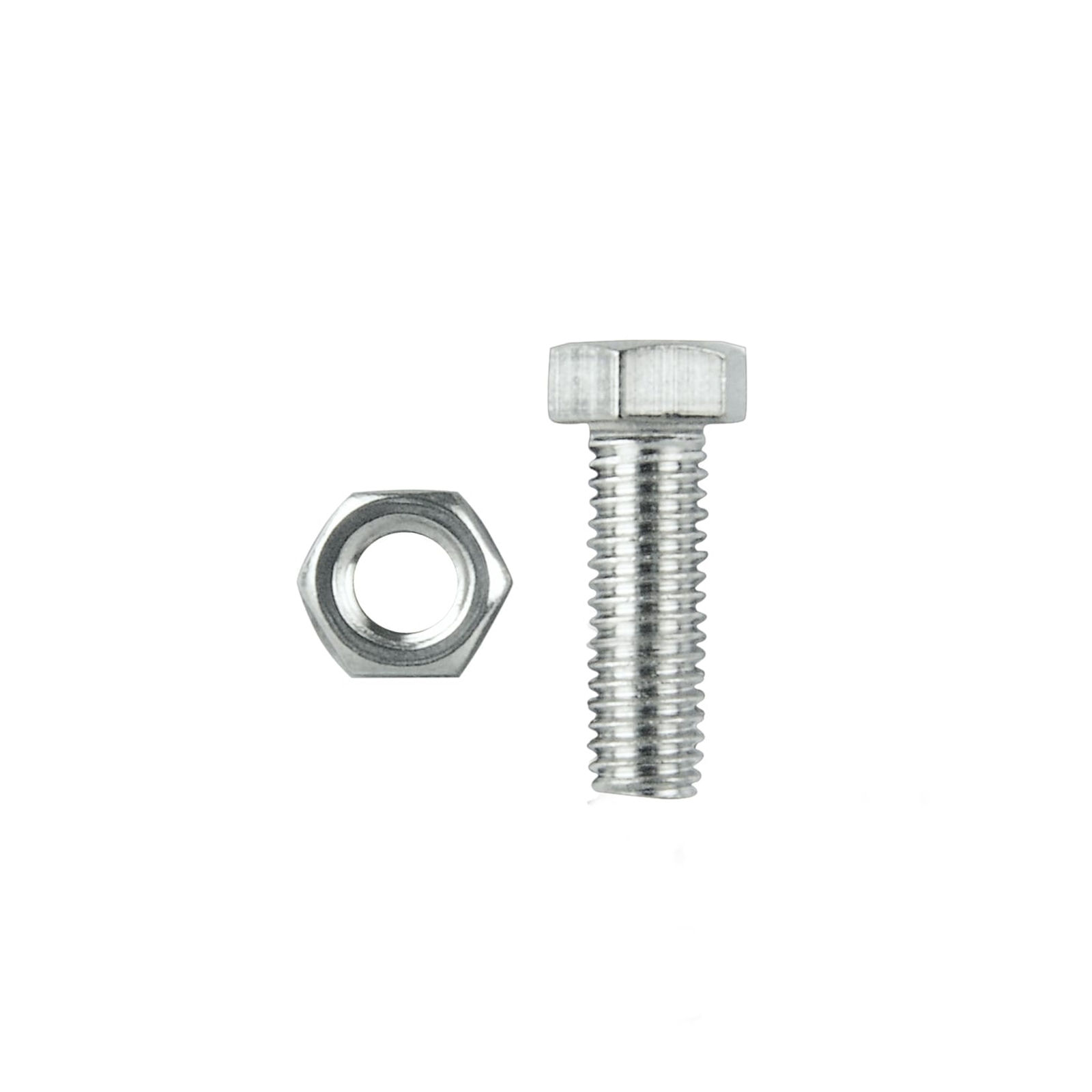 Pinnacle M4 x 20mm Stainless Steel Hex Head Bolts And Nuts - 12 Pack ...