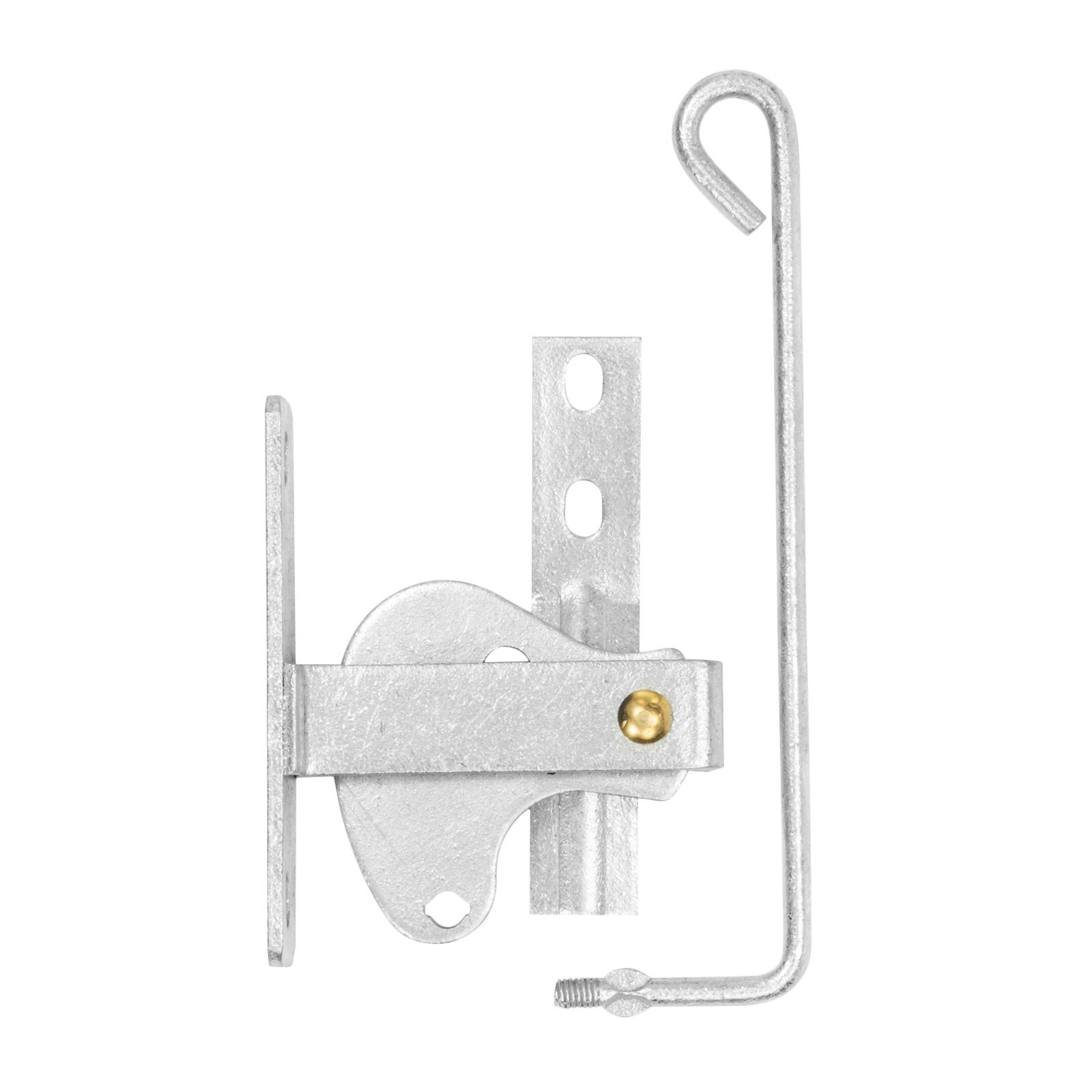 Pinnacle Galvanised D Pattern Dual Opening Gate Latch - Bunnings Australia