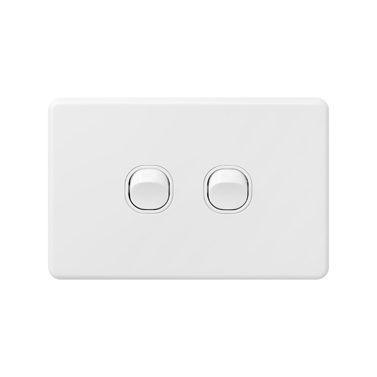 DETA X6 White Double Switch - Bunnings Australia