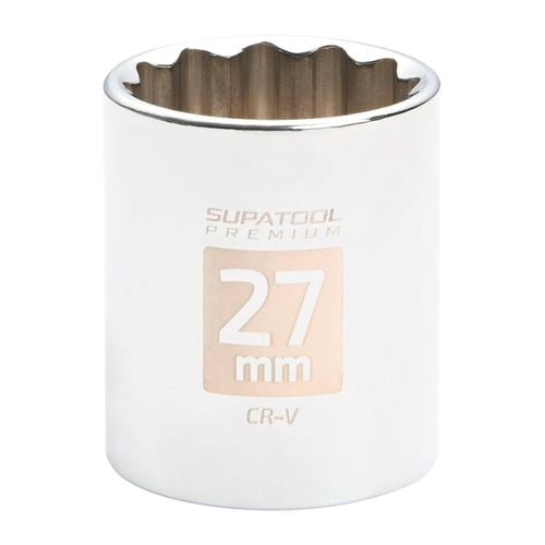 Supatool Premium 27mm 1/2" Drive Socket - Bunnings Australia