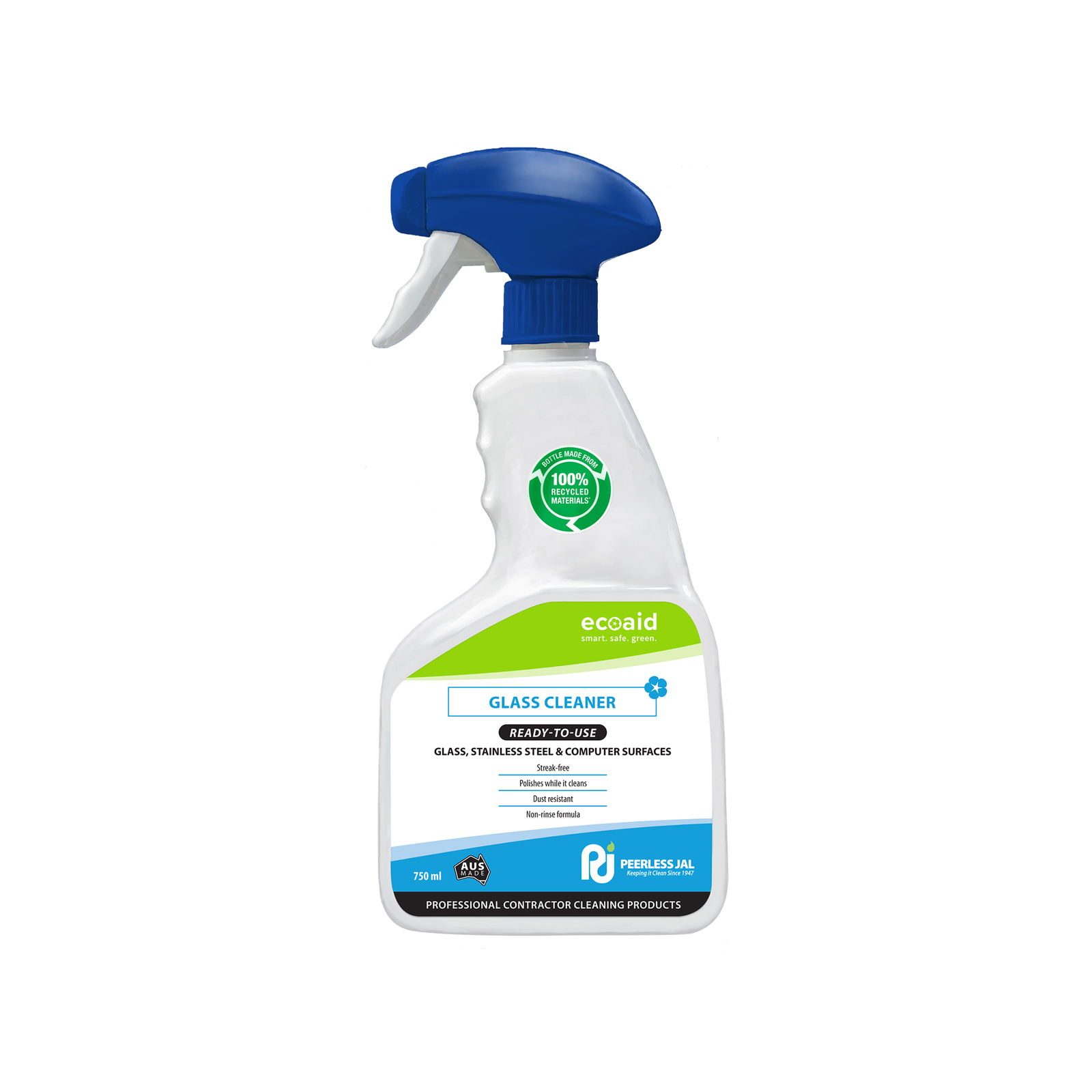 Peerless JAL 750ml Ecoaid Glass Cleaner - Bunnings Australia