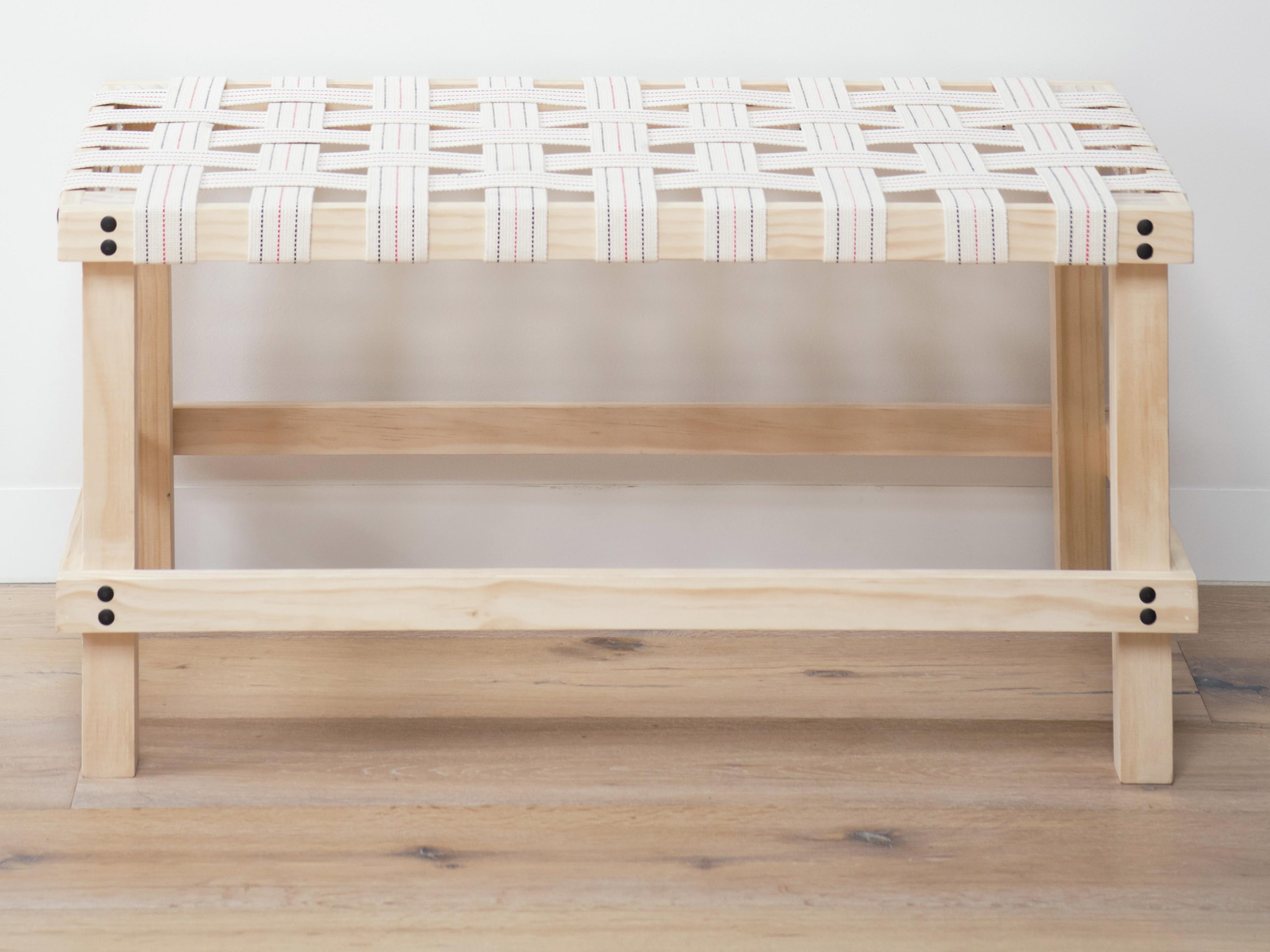 How To Make A Woven Bench Seat - Bunnings Australia