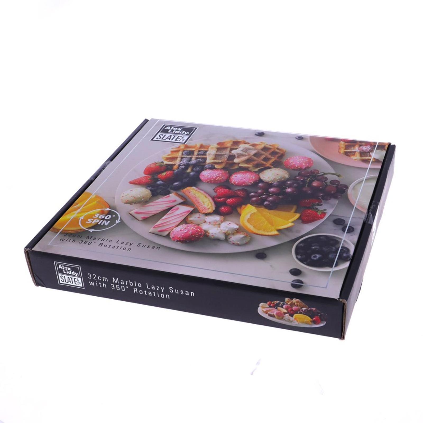 Alex Liddy Slate & Co Marble Lazy Susan 32cm - Bunnings Australia