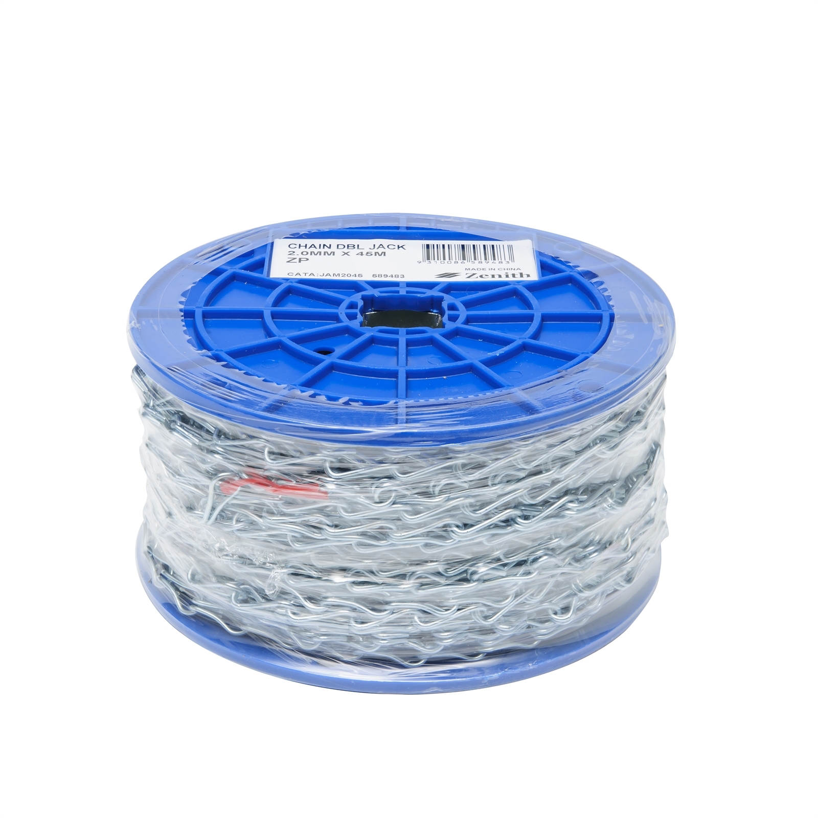 Zenith 2.0mm Zinc Plated Double Link Jack Chain - Bunnings Australia