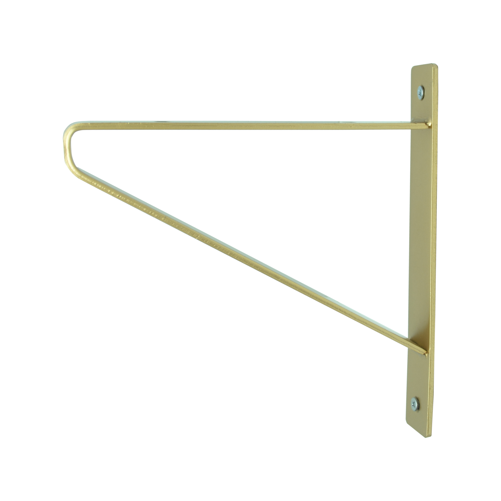 Carinya 185 x 210 x 30 x 4mm Tri Bracket - single - Gold Matte ...