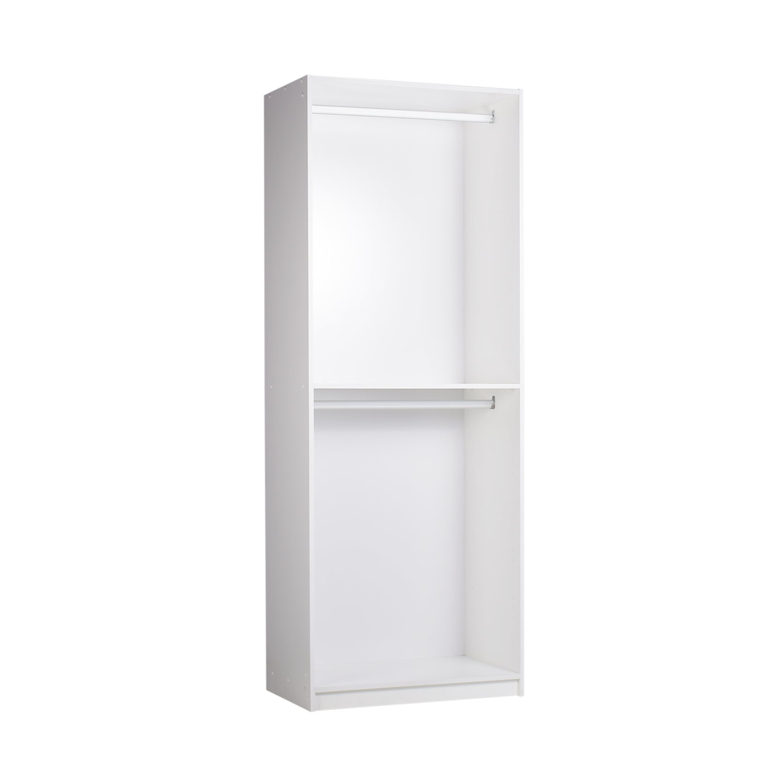 Multistore 2000 x 750 x 450mm Double Hanging Storage Unit - Crisp White ...