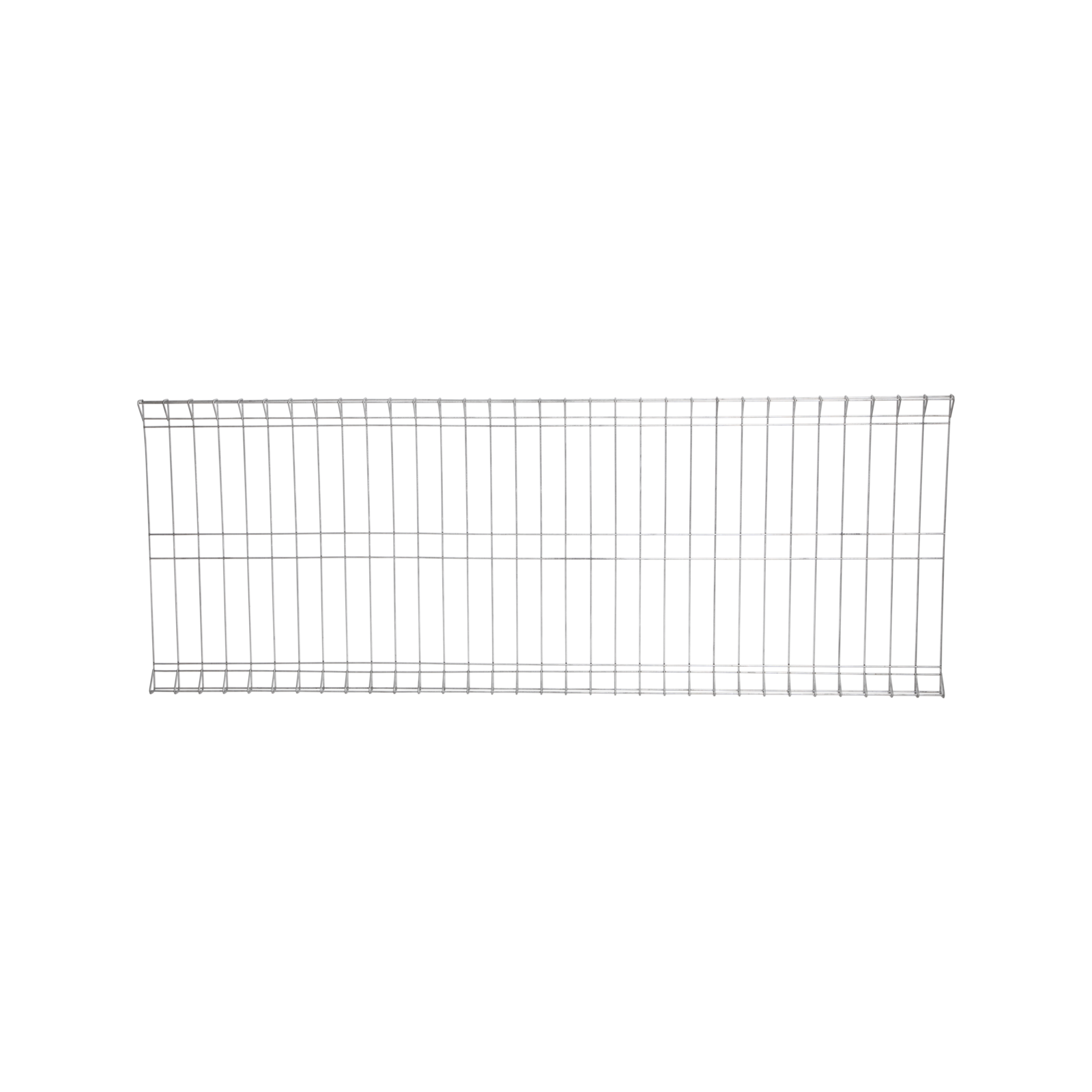 RapidFence 2400 x 900mm Galvanised Roll Top Wire Mesh Fence Panel ...