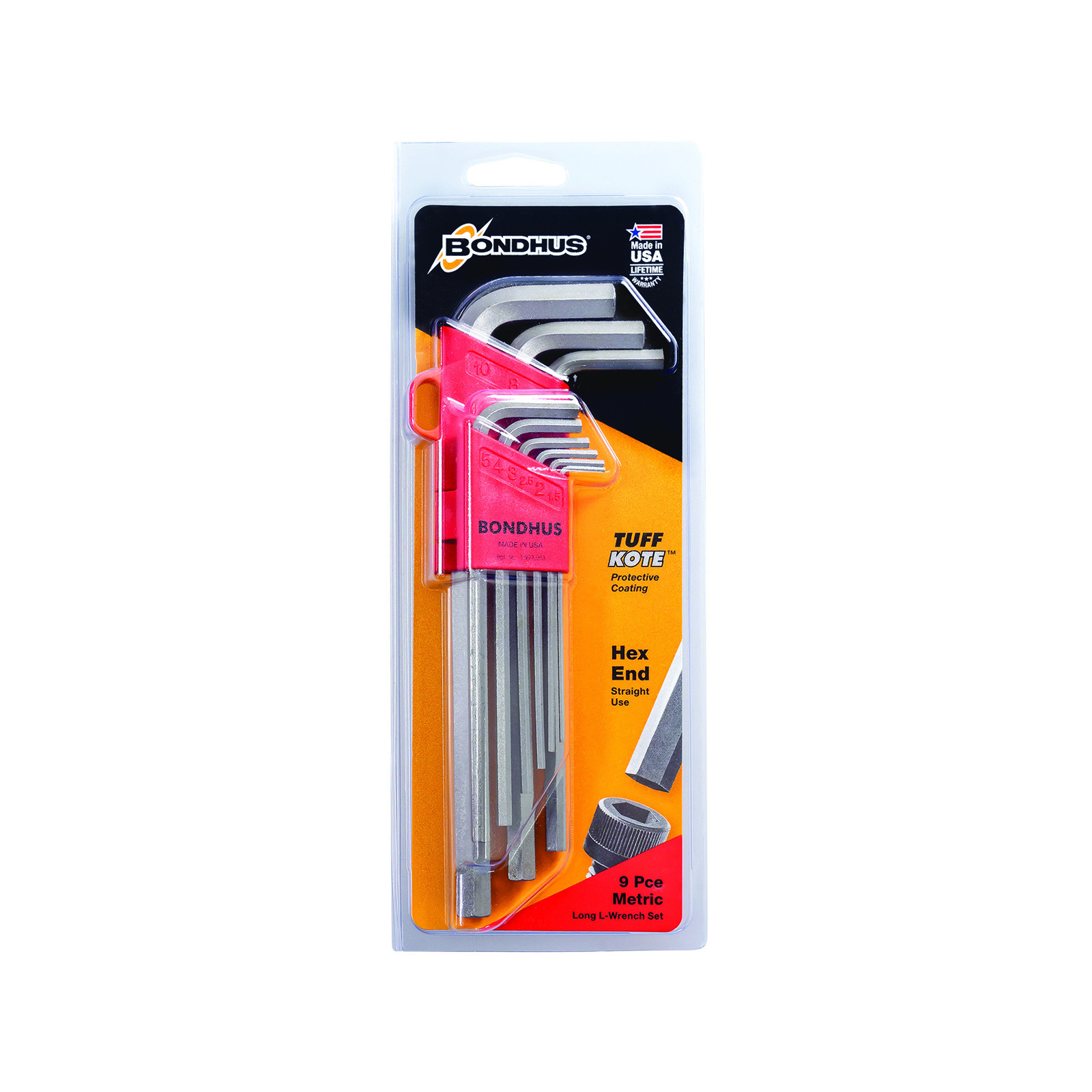 Bondhus 9 Piece Metric Long Keys Hex Set - Bunnings Australia