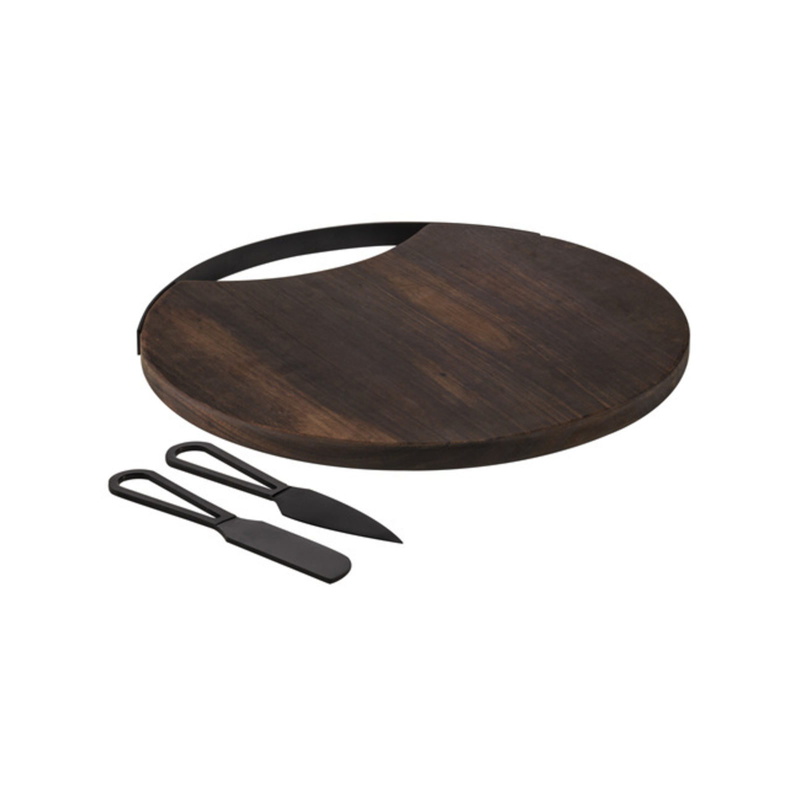 3pc Orson Cheese/Spreader Knife Set w/ Platter - Natural - Bunnings ...