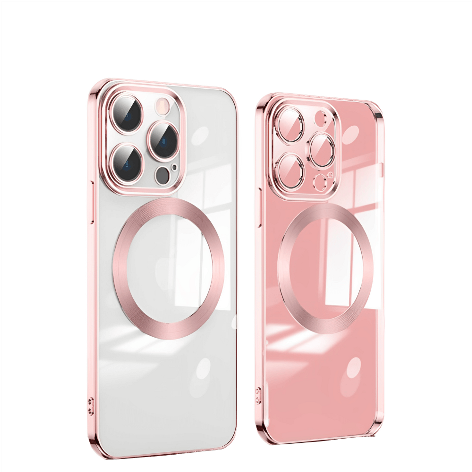 Magsafe TPU Case 14 Pro Circle Pink Case Shockproof Cover - Bunnings ...