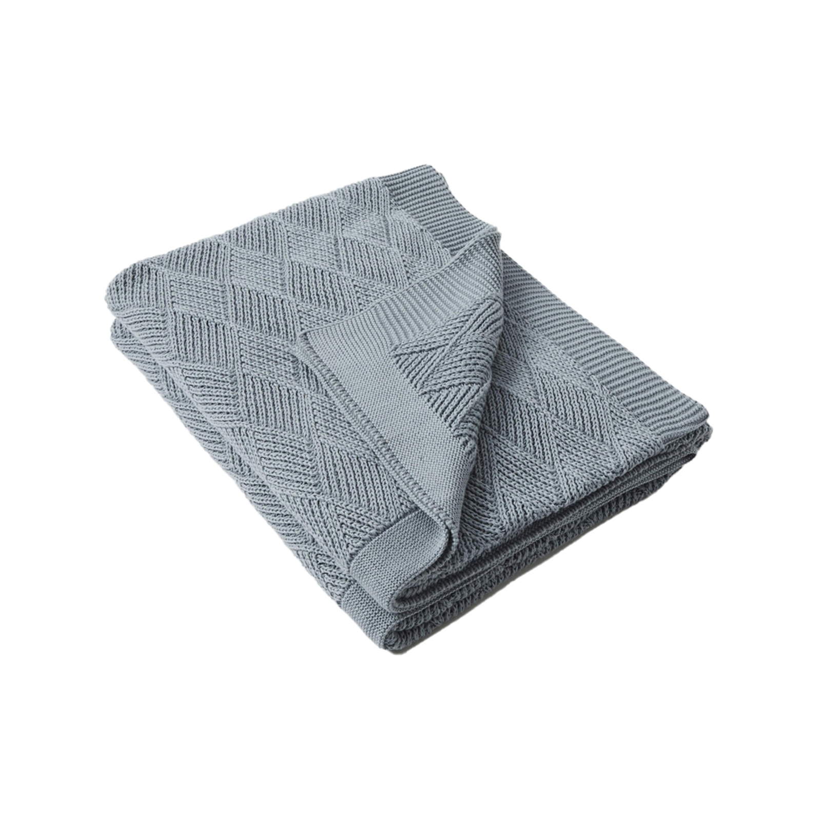 Pilbeam Living Minetta 127x152cm Cotton Throw - Dusty Blue - Bunnings ...