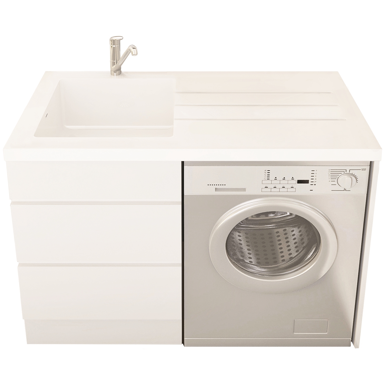 Everhard Nugleam All In One 1TH LH Laundry Unit - Bunnings Australia
