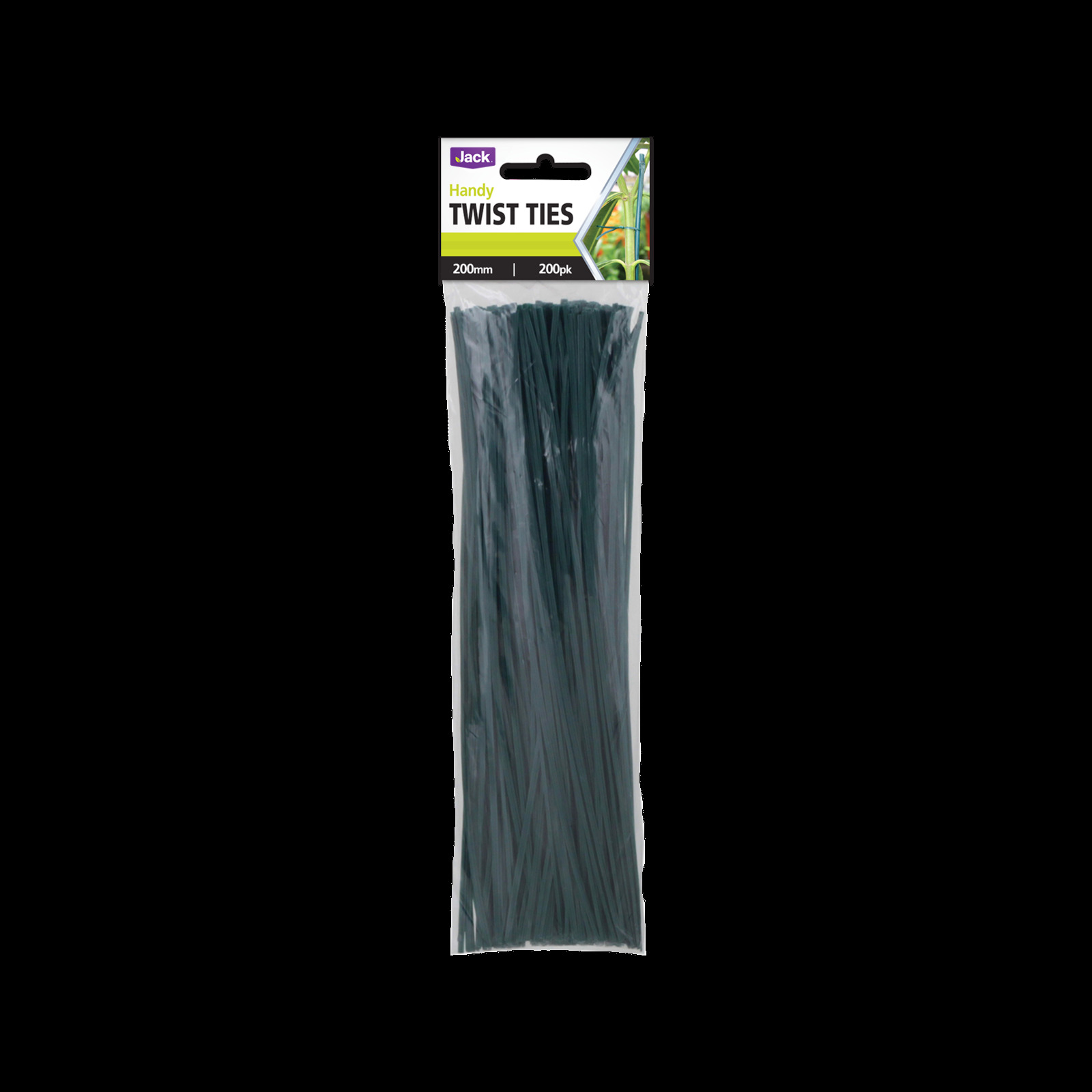 Jack 200mm Handy Twist Plant Tie - 200 Pack - Bunnings Australia