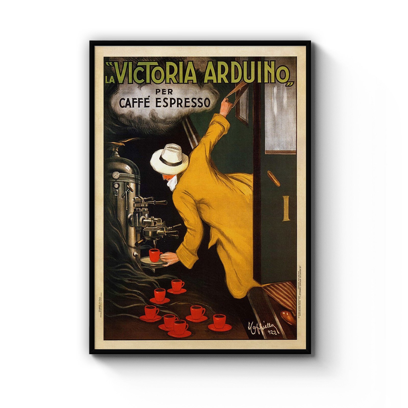 Vintage "La Victoria" Coffee Cafe Kitchen Wall Art - Bunnings Australia