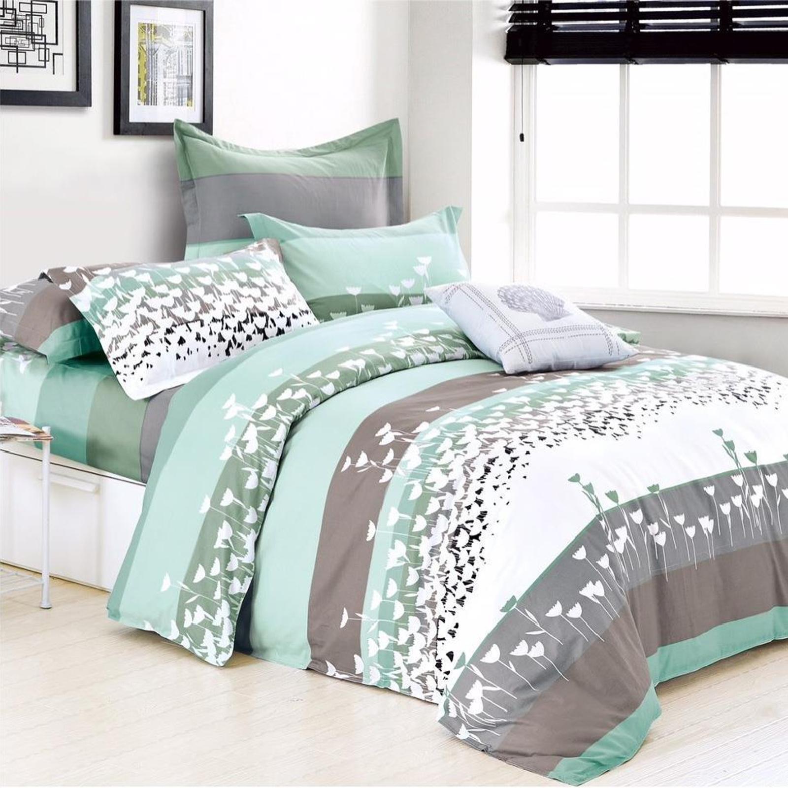 Luxor Queen Fall in Love Design Cotton Quilt Doona Duvet Cover Set ...