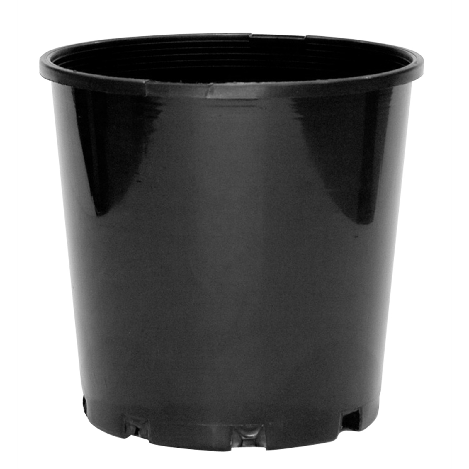Reko 100mm Black Round Plastic Growers Pot - Bunnings Australia