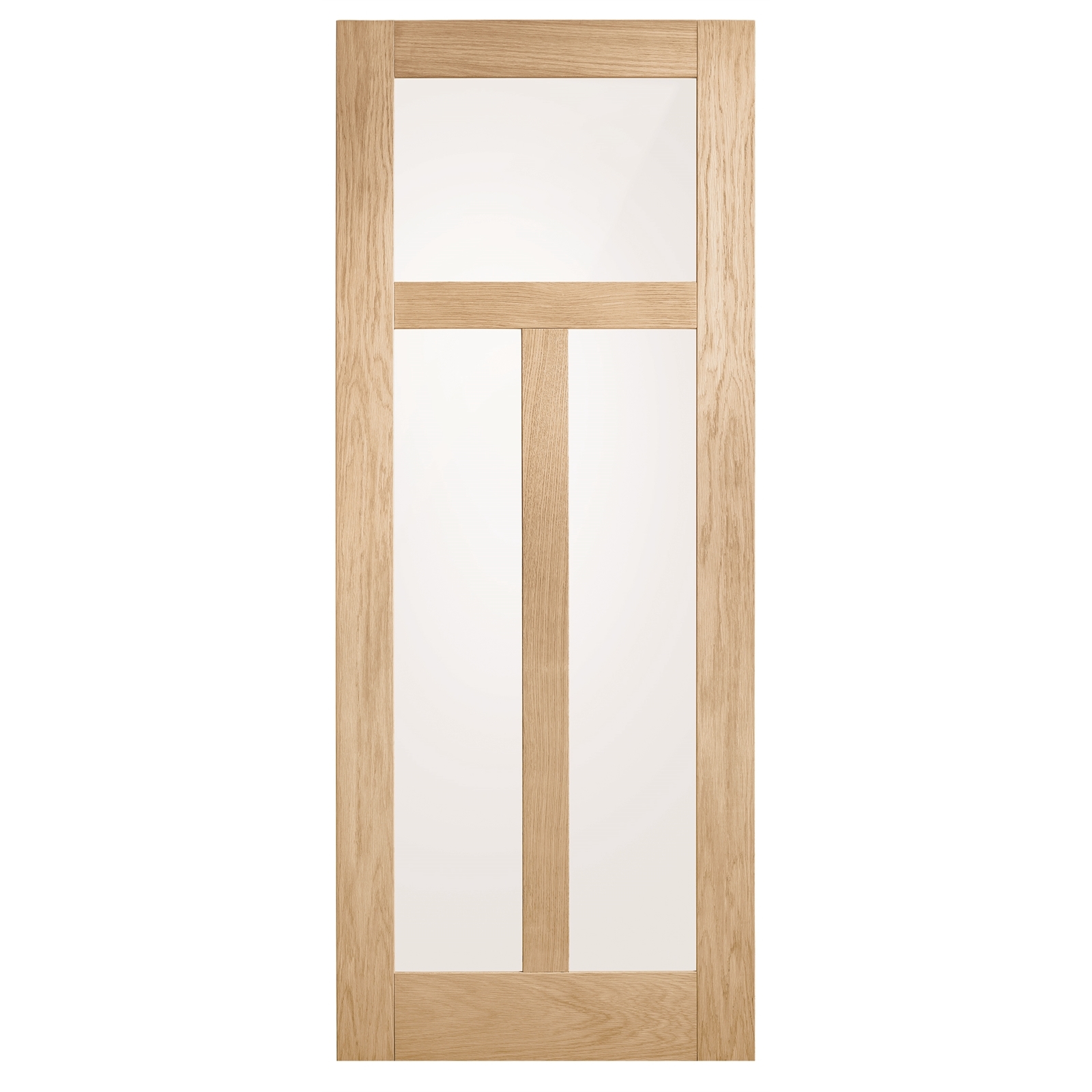 Corinthian Moda Translucent Glass White Oak Internal Door AMODG6 ...