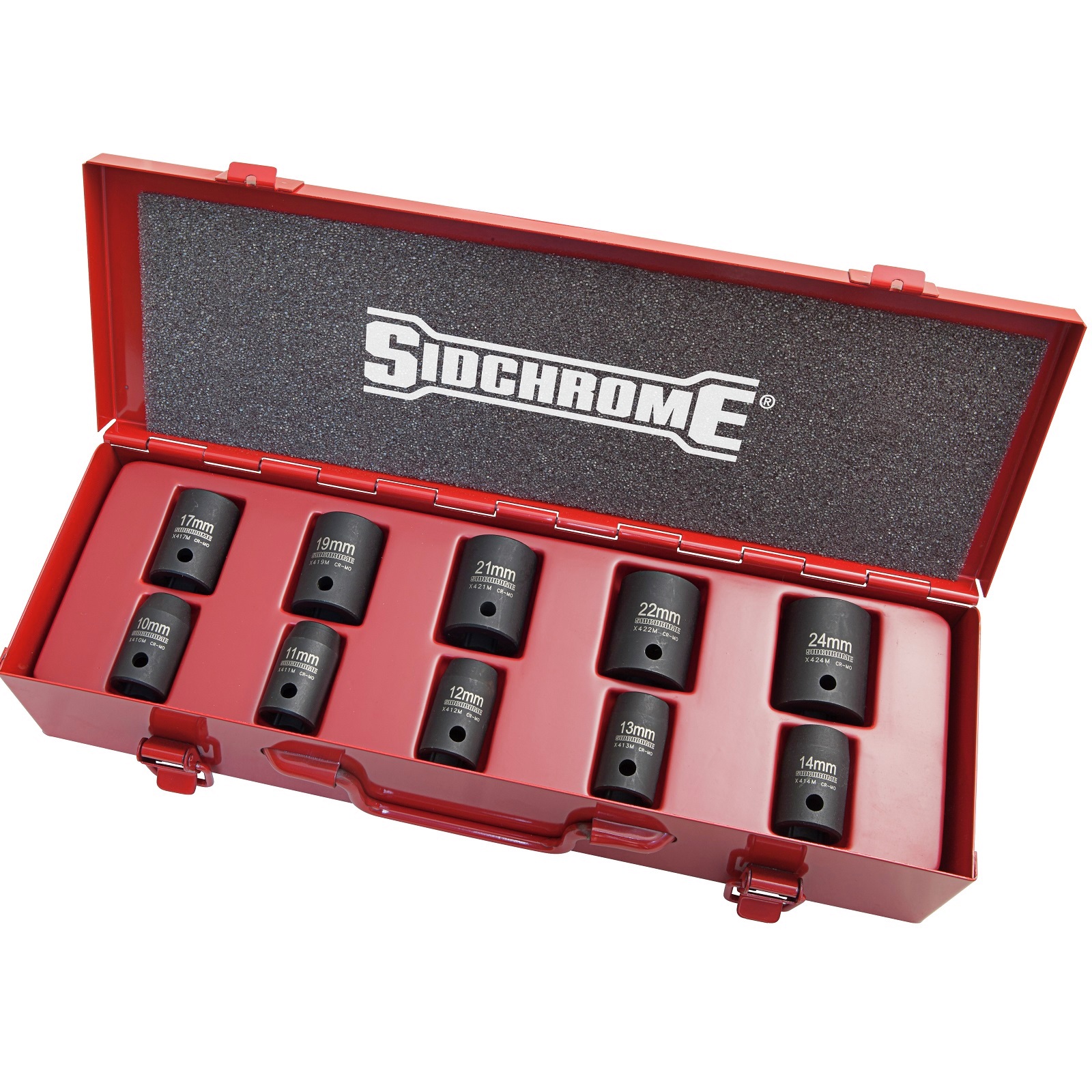 Sidchrome 1/2" Drive Metric Impact Socket Set - 10 Piece - Bunnings ...