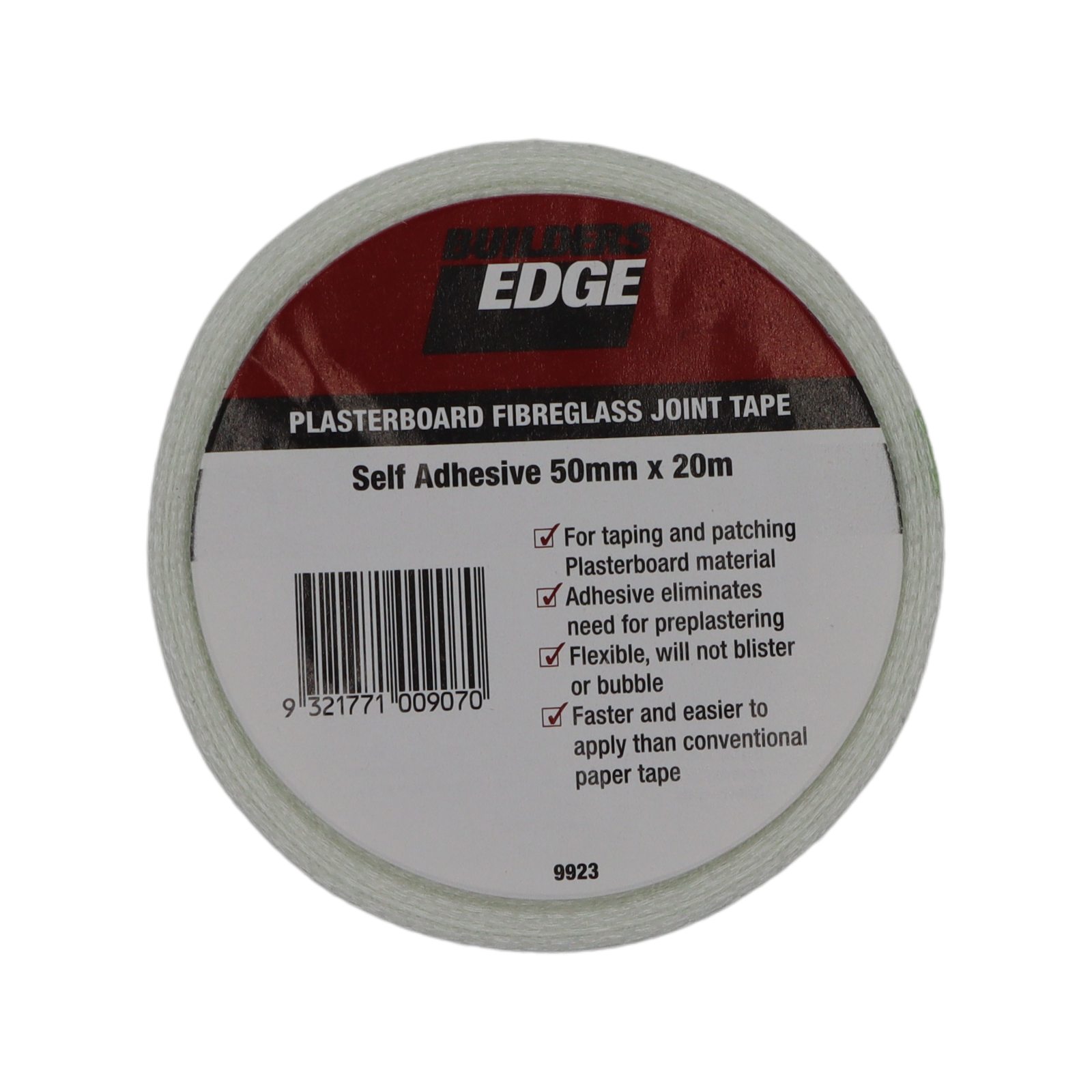 Builders Edge 50mm x 20m Fibreglass Builders Joint Tape - Bunnings ...