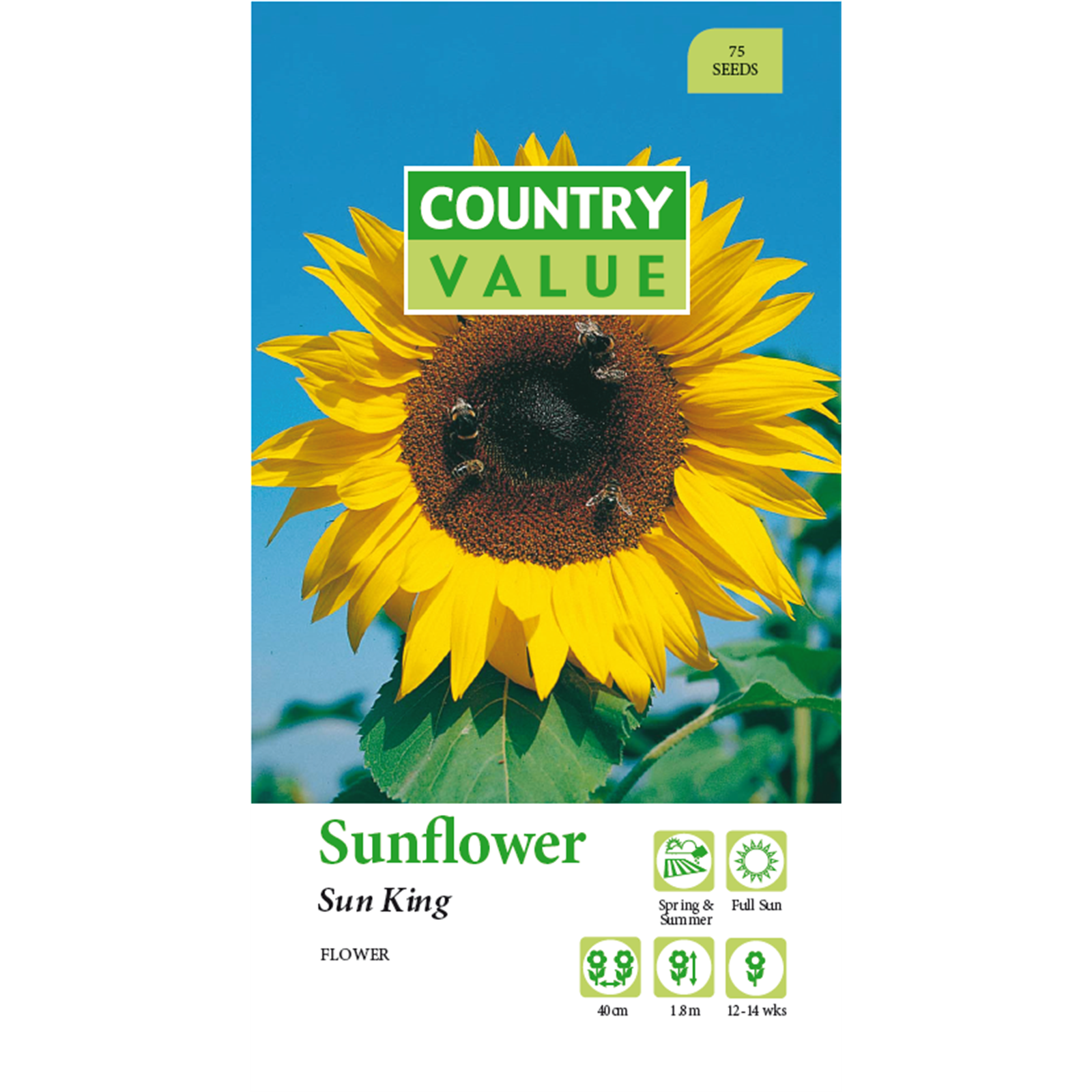 Country Value Sun King Sunflower Seeds - Bunnings Australia