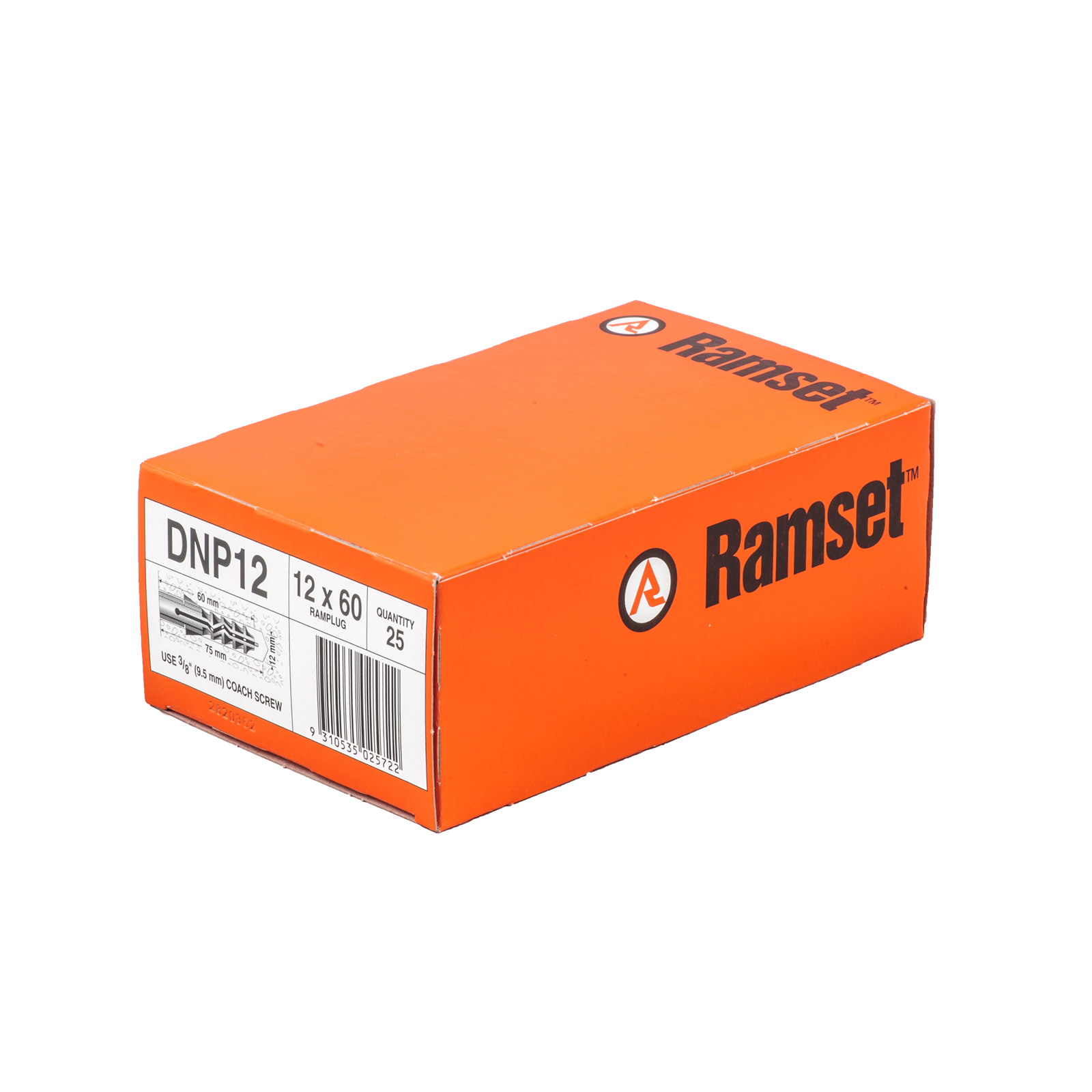 Ramset 12 x 60mm RamPlug - 25 Pack - Bunnings Australia