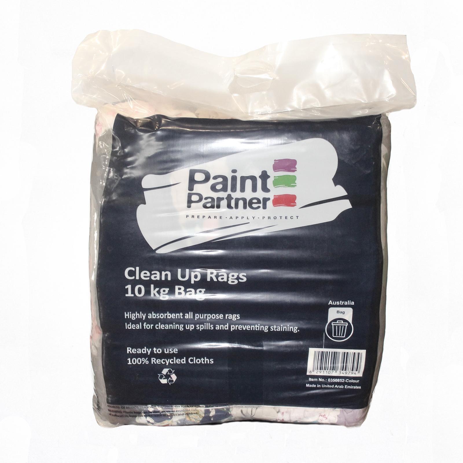 Paint Partner 10kg Coloured Rags - Bunnings Australia