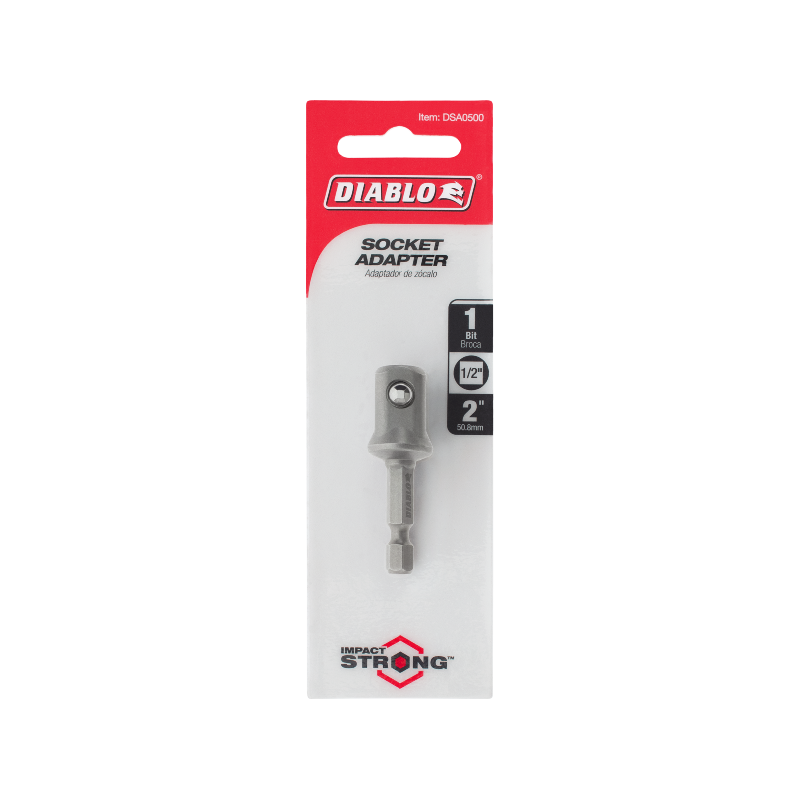 Diablo 1/2" 50mm Socket Adapter - Bunnings Australia
