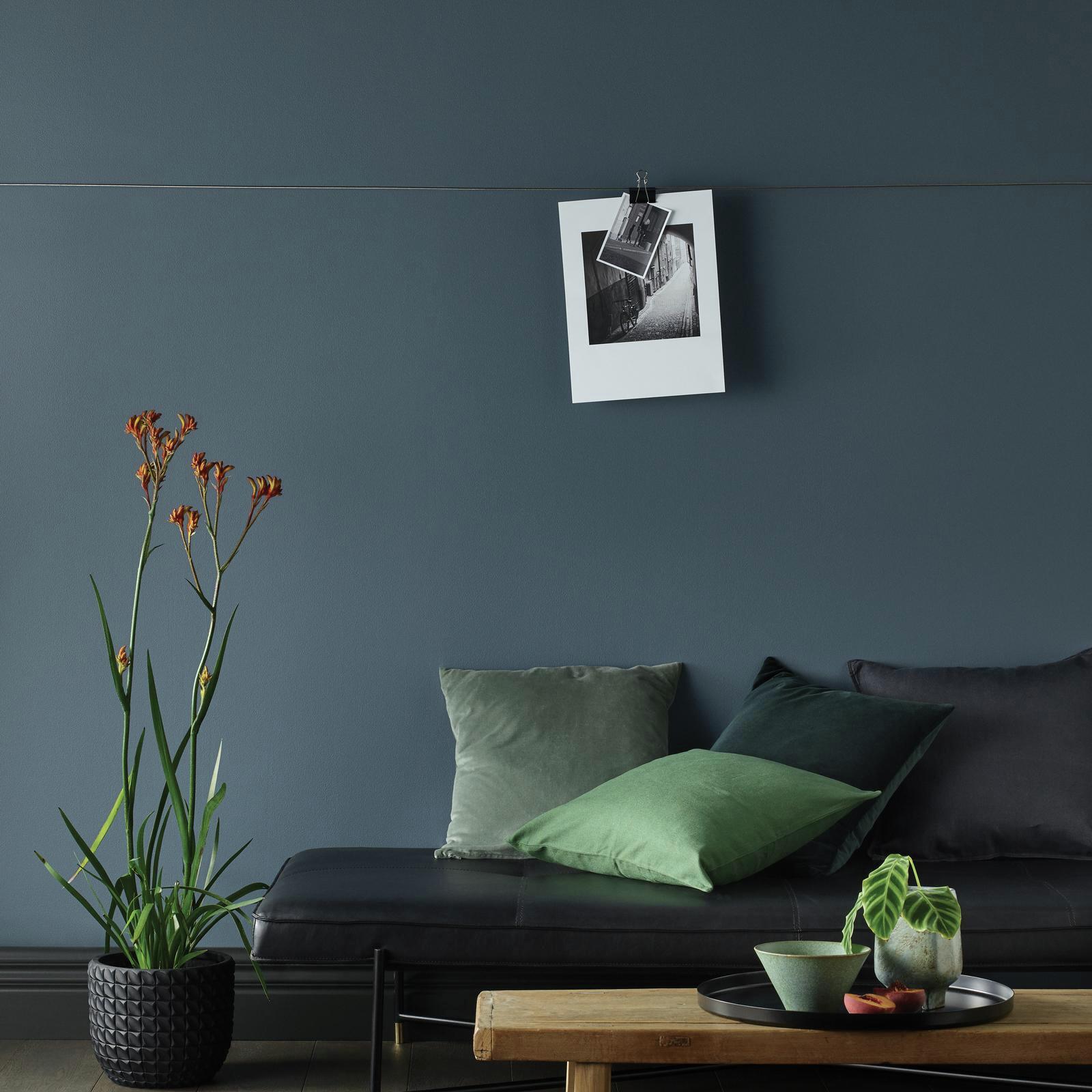 Porter's 2L Gunmetal Grey Eggshell Finish Broadwall Washable Paint ...