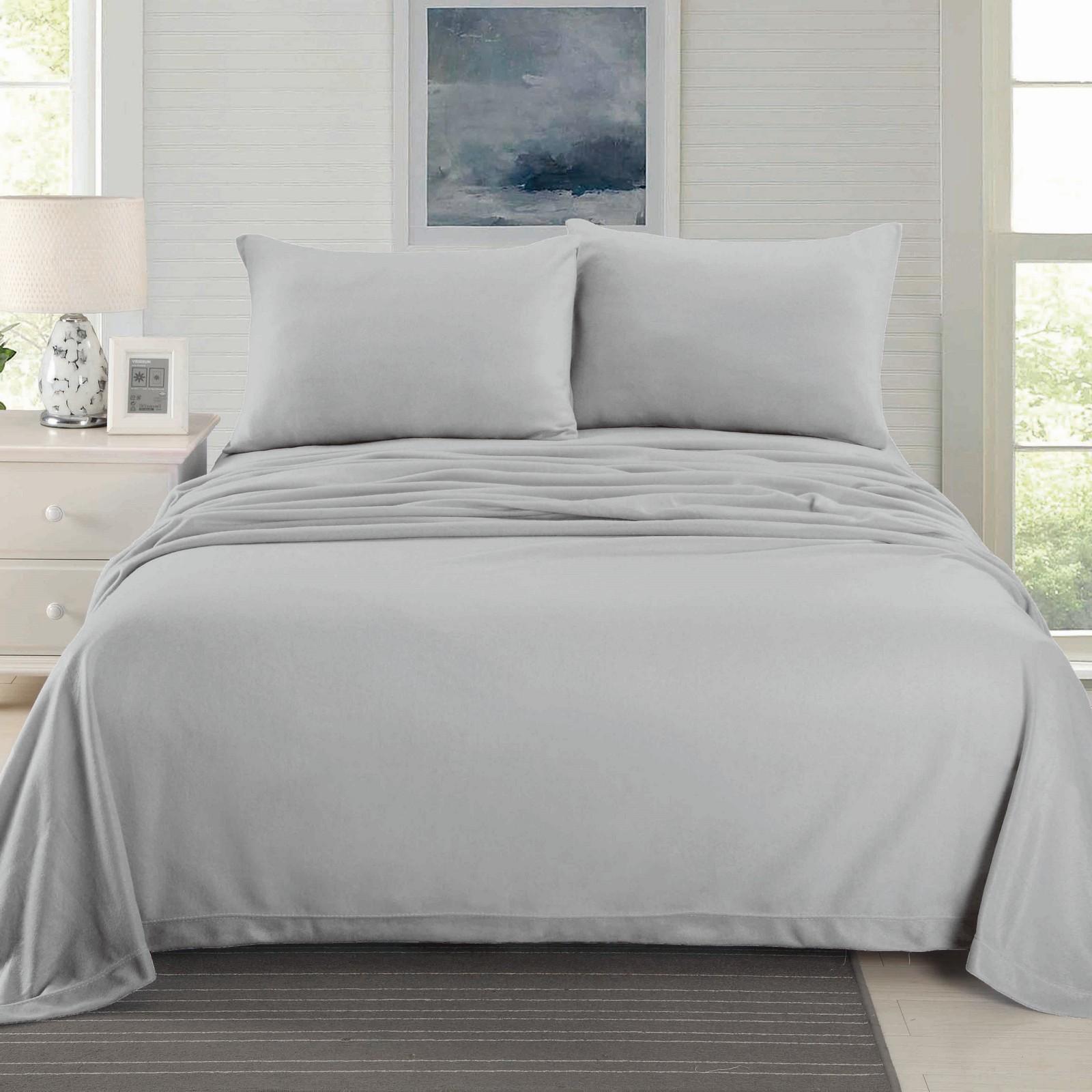 Shangri-La Linen Ultra Soft Cashmere-Feel Microfibre Flannelette Sheet ...