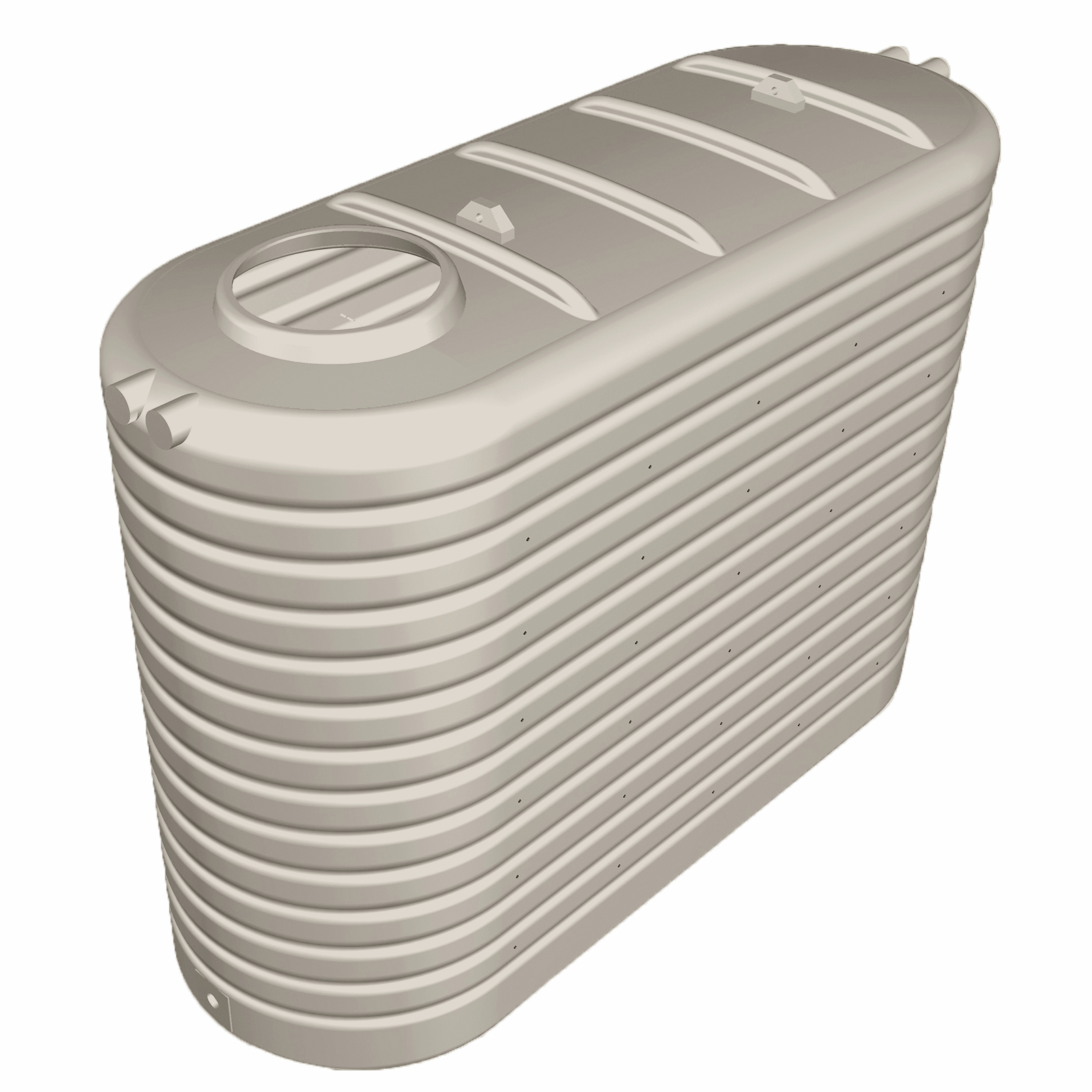 Clark Tanks 5000L Slim Poly Water Tank - Merino - Bunnings Australia