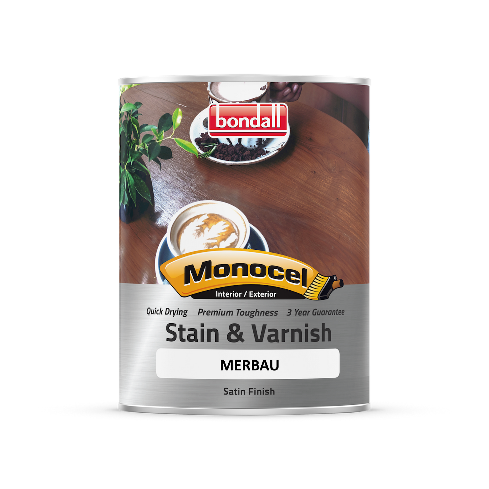 Bondall 1L Merbau Monocel Stain And Varnish - Bunnings Australia