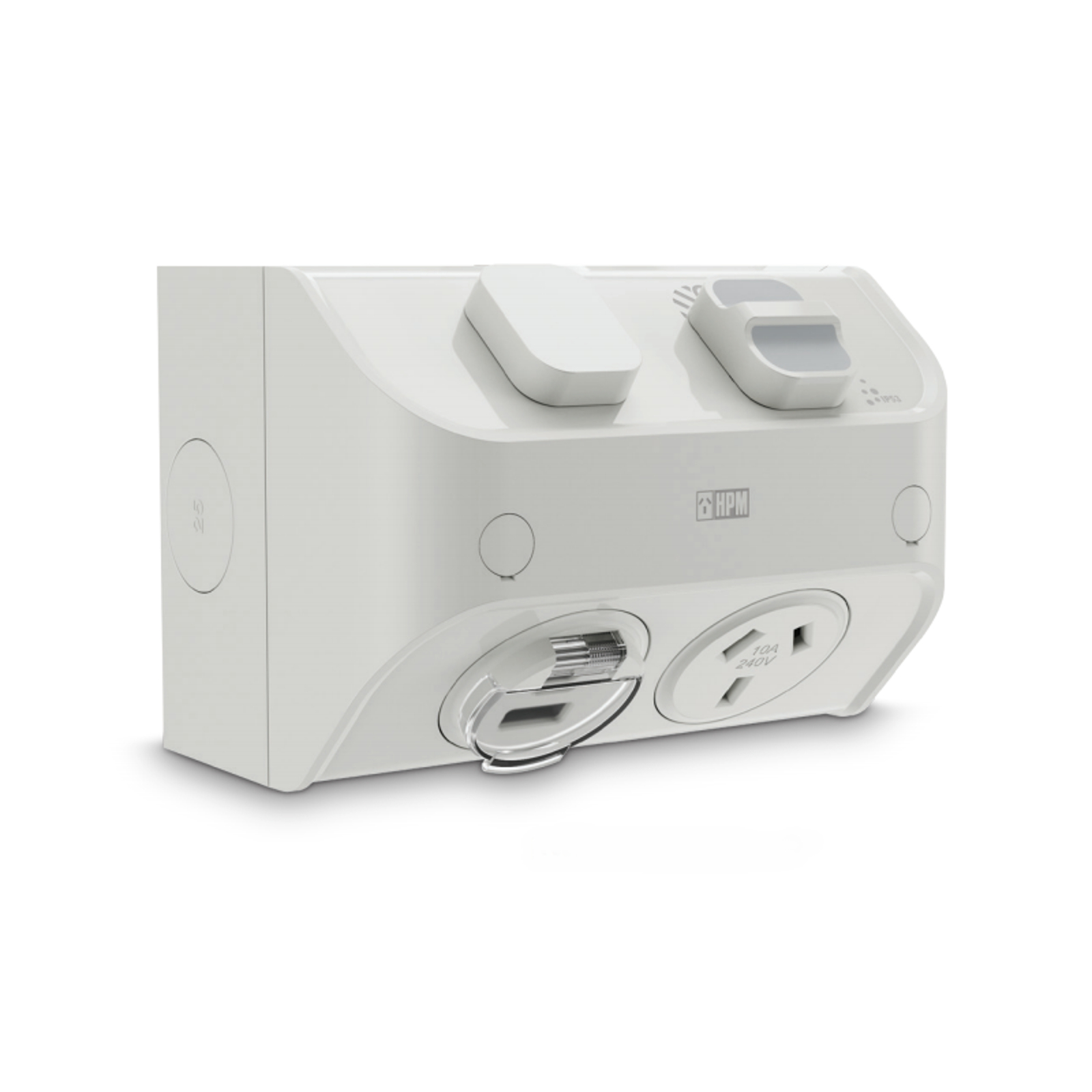 HPM Aqua Life Single Powerpoint With USB Charger - Bunnings New Zealand