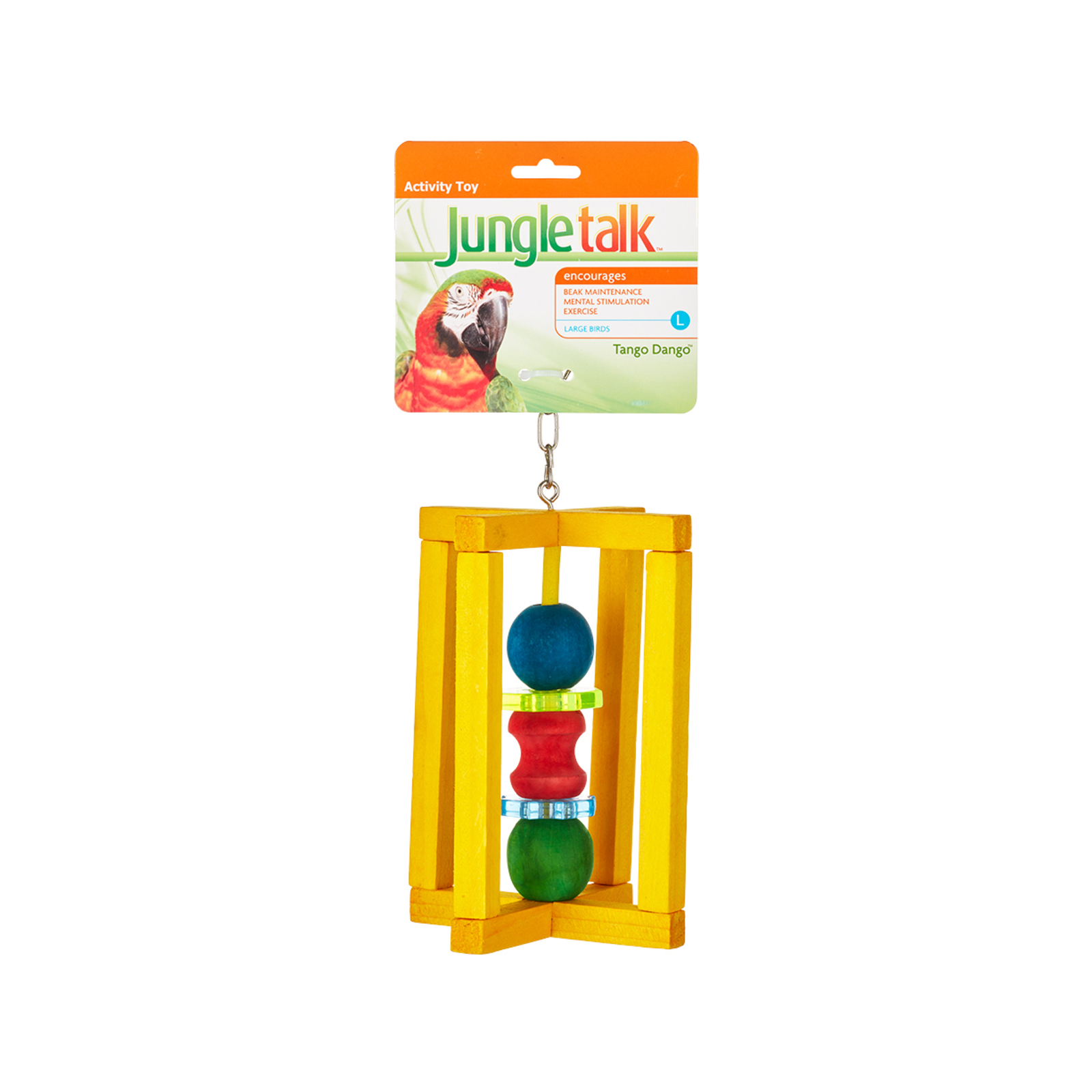 Jungle Talk Wooden Activity Toy Tango Dango For Large Birds - Bunnings ...