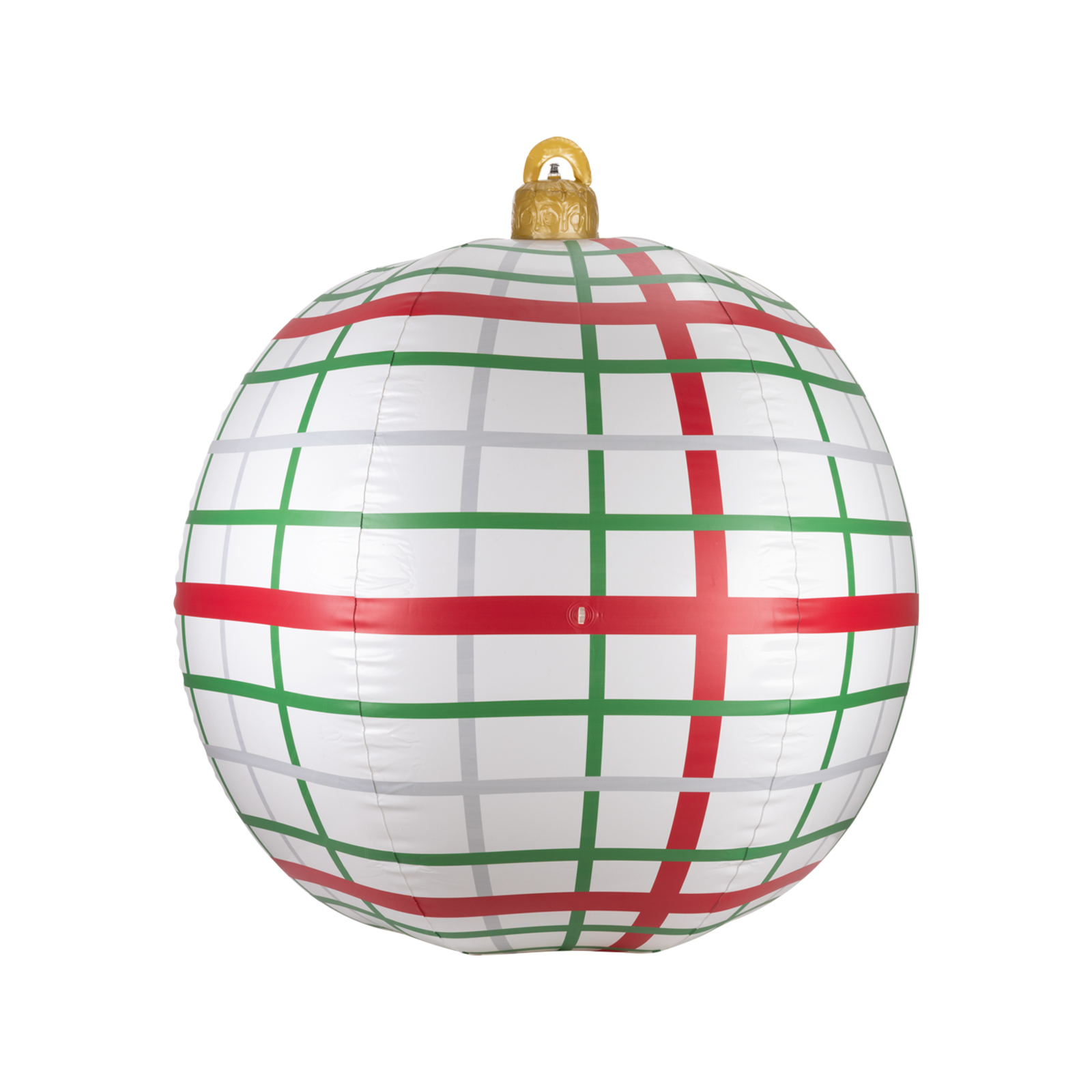 Arlec 1.2m Inflatable PVC Bauble Multicolour Lines - Bunnings Australia