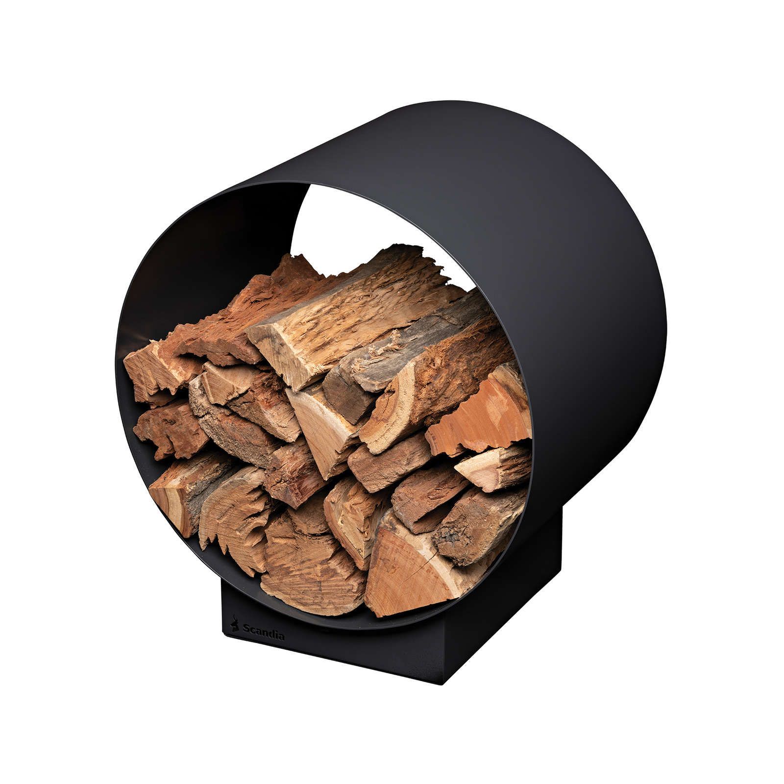 Scandia 450mm Round Wood Storage Unit - Bunnings Australia