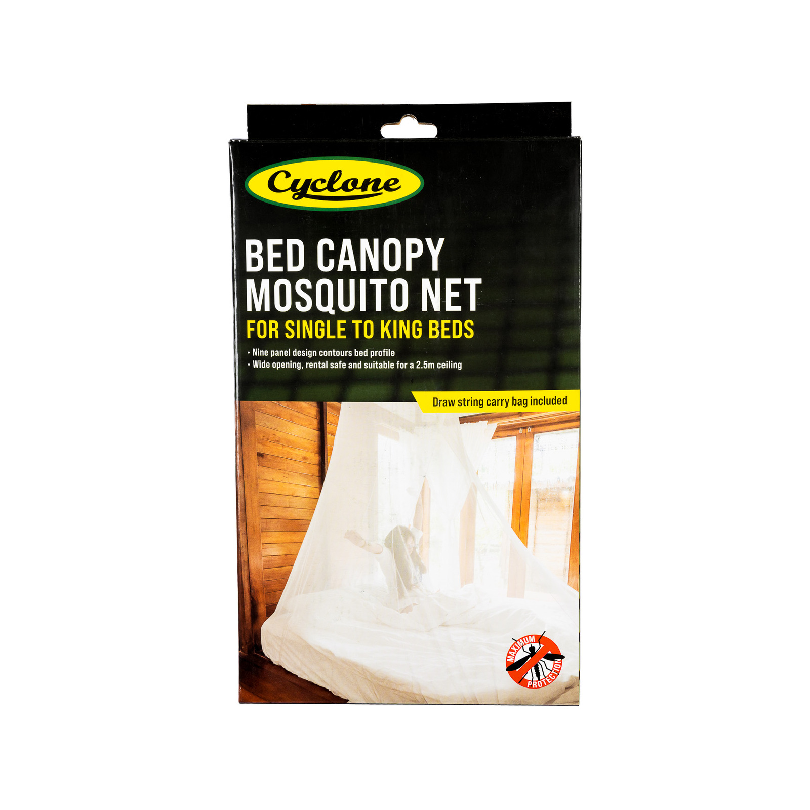 Cyclone Bed Canopy Mosquito Net King Size - Bunnings Australia