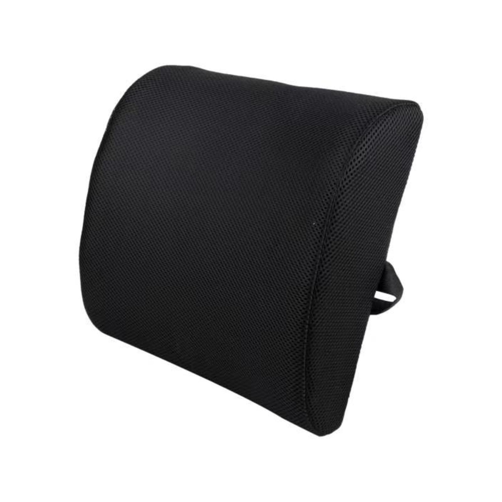 Memory Foam Back Support Cushion - Black - Bunnings Australia