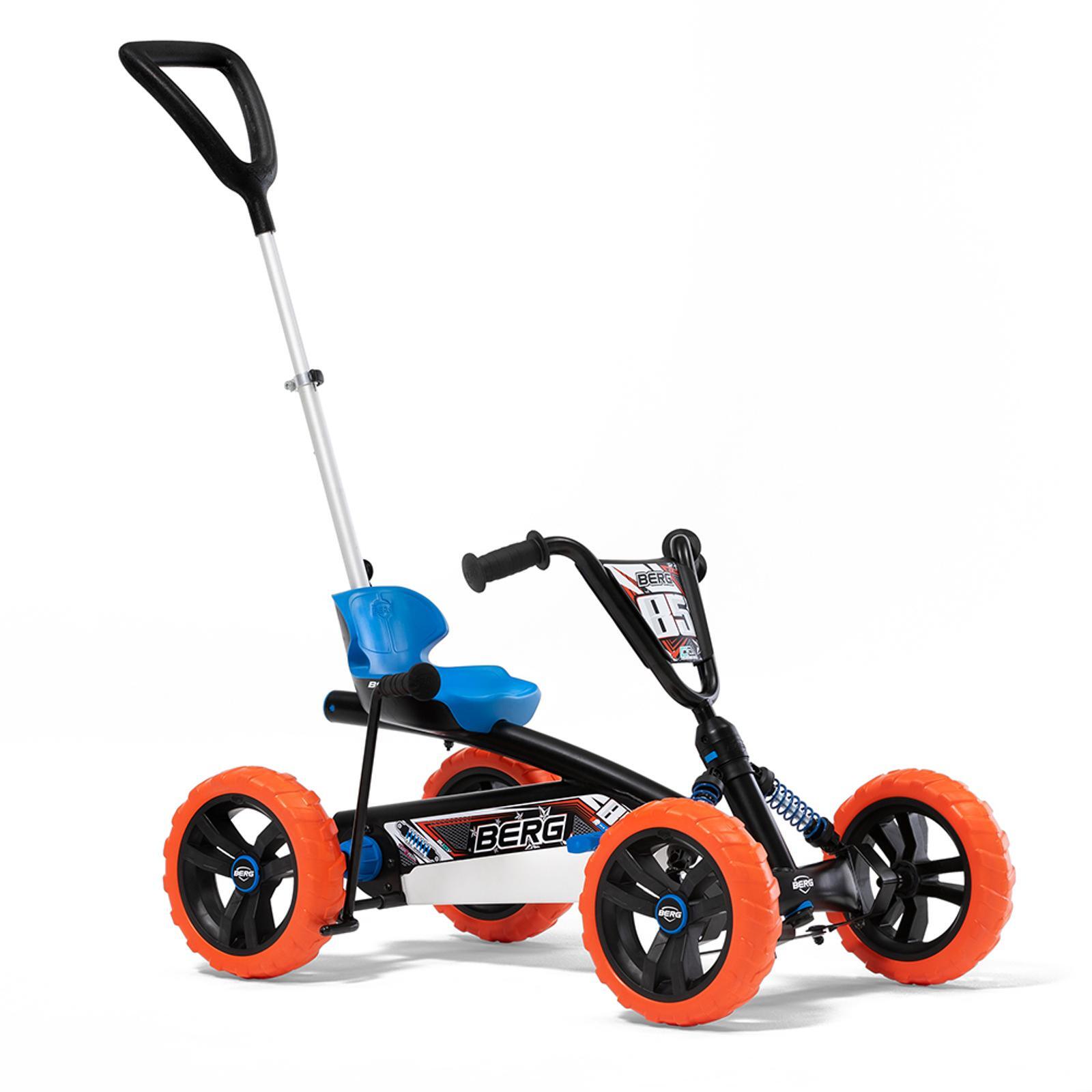 Berg Buzzy Nitro Kids/Children's Pedal Go Kart 2-in-1 Orange/Blue 2-5y ...