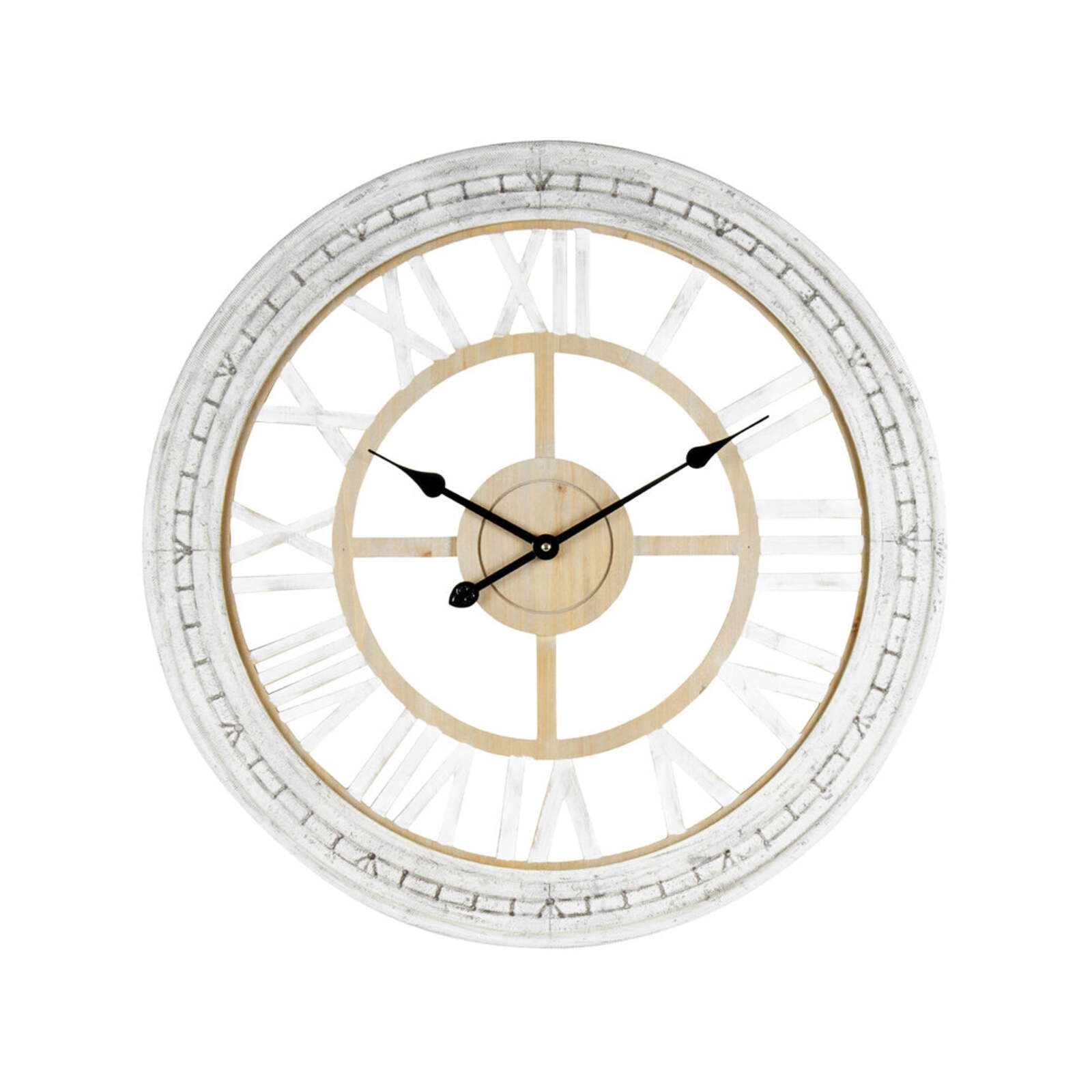 Willow & Silk XL Hamptons Moulded Floating Wall Clock - Bunnings Australia