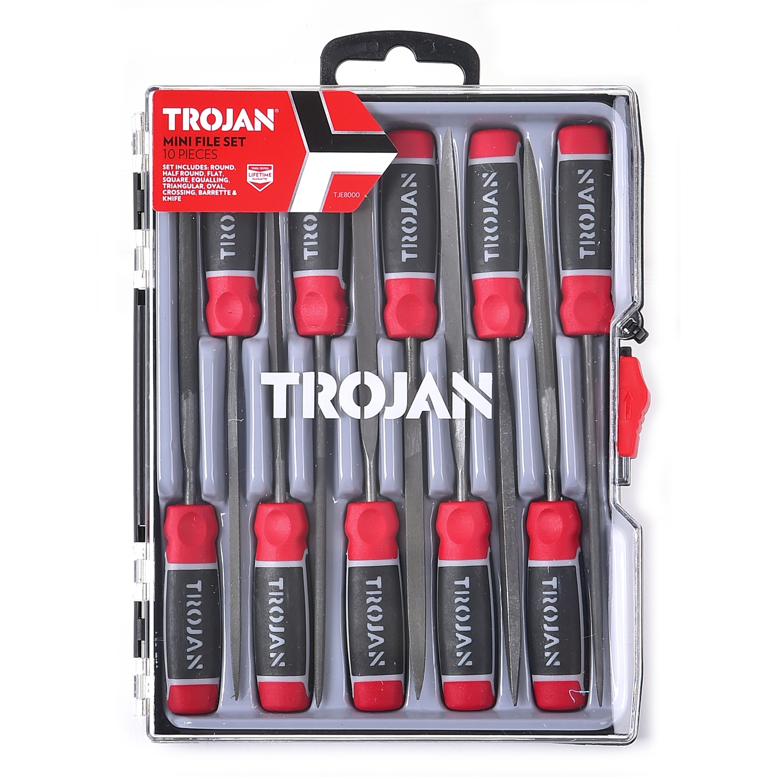 Trojan 10 Piece Mini File Set - Bunnings Australia